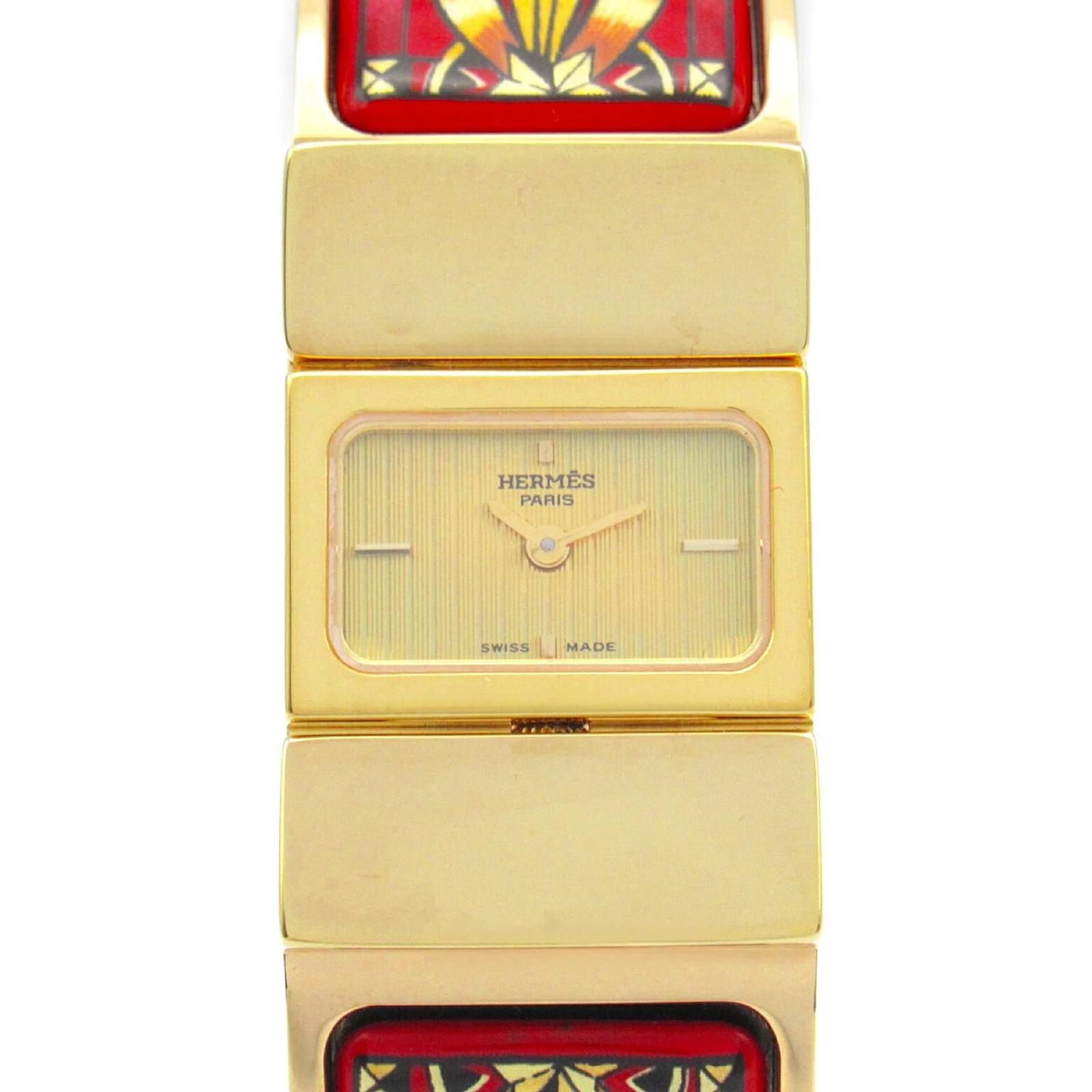 Hermès Hermes HERMES Loke Gold Plated Ladies Watch ref.1621467 - Joli ...