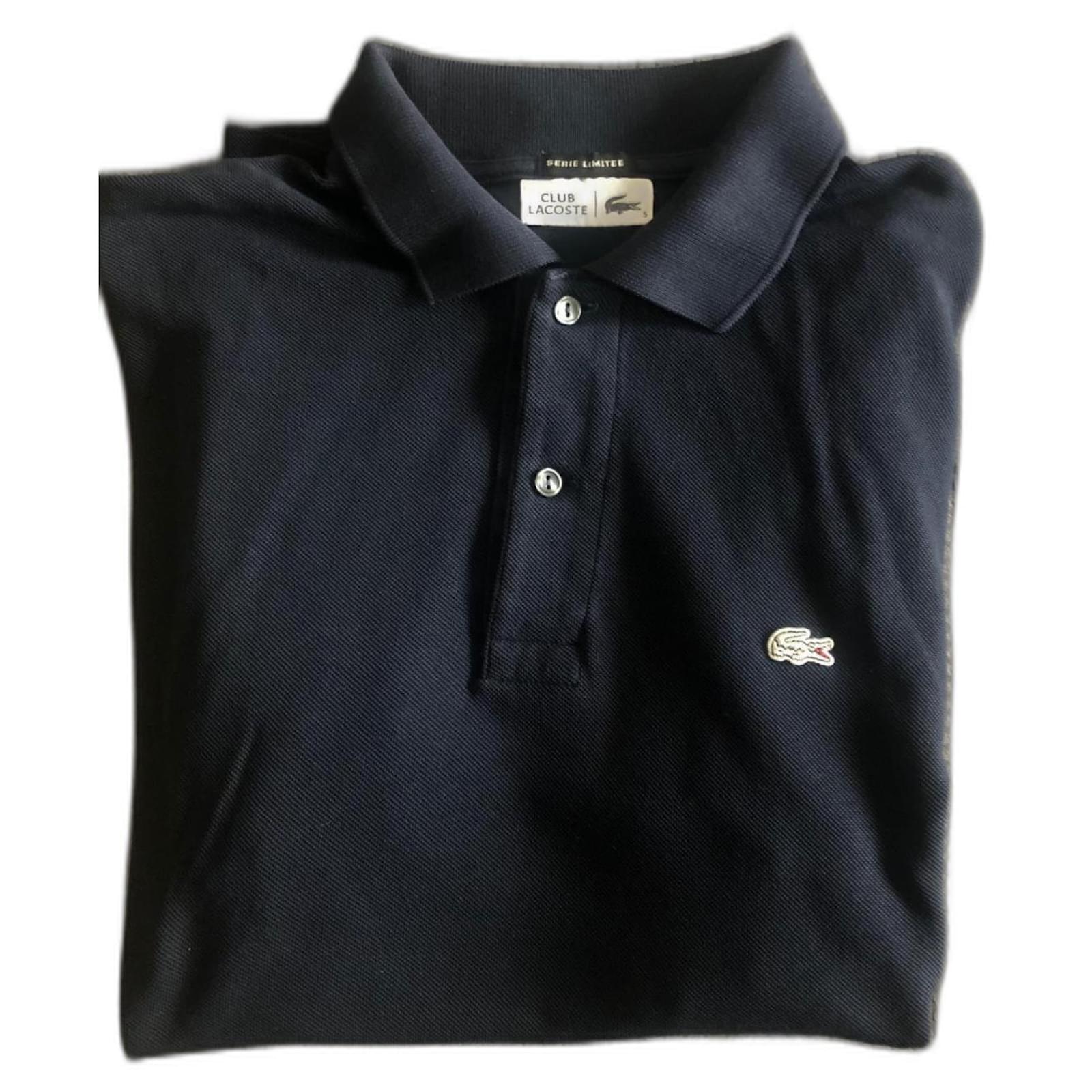 Lacoste Club - Limited Edition Silver Navy blue Cotton ref.1622032 ...
