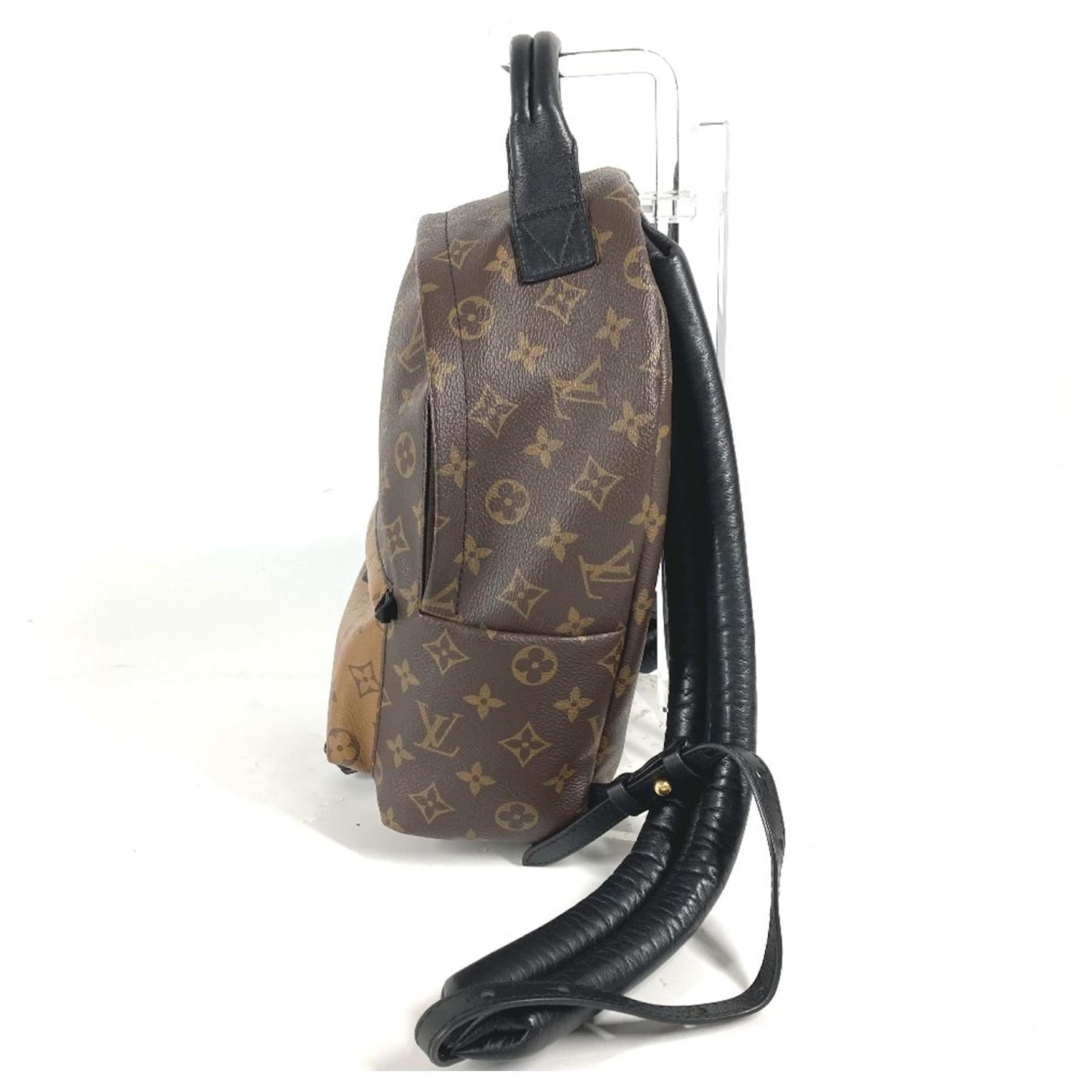 Twist Louis Vuitton Monogram Reverse Palm Springs Backpack PM Brown Beige Cloth ref.1623103 ...
