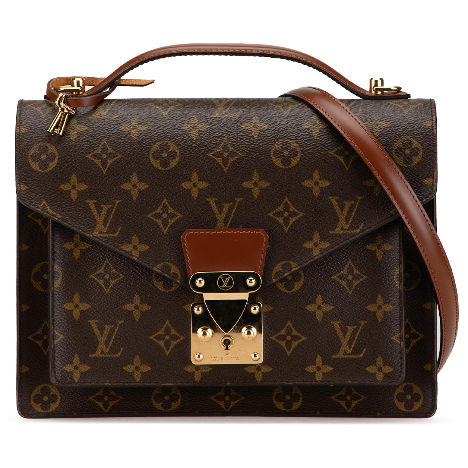 Louis Vuitton Brown Monogram Monceau 28 Cloth ref.1623866 - Joli Closet