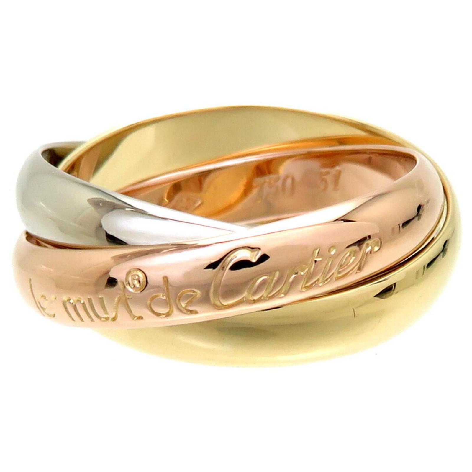 Cartier Trinity Golden White gold ref.1626106 - Joli Closet
