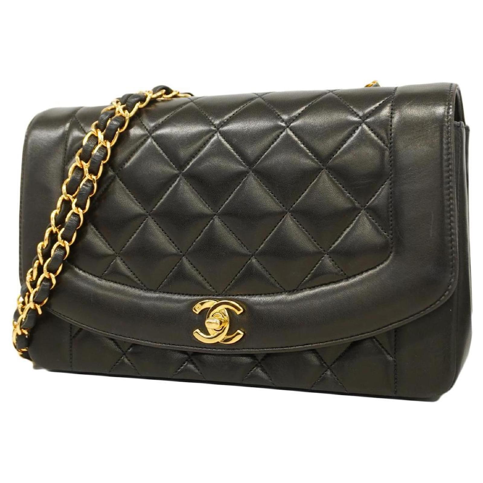 Chanel Diana Black Leather ref.1627203 - Joli Closet