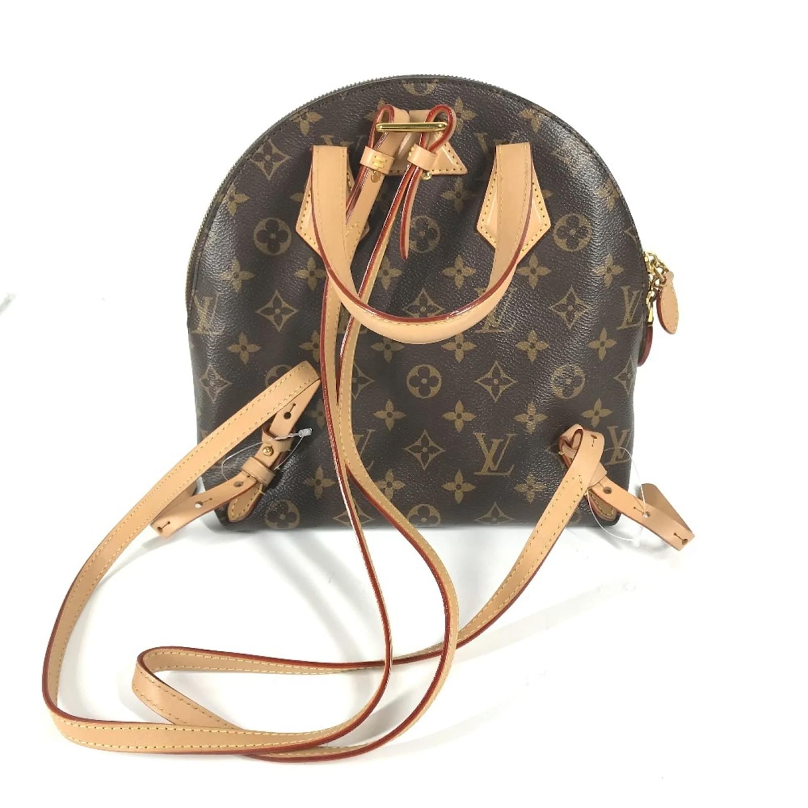 Louis Vuitton Monogram LV Moon Backpack Brown Patent leather Cloth ref ...