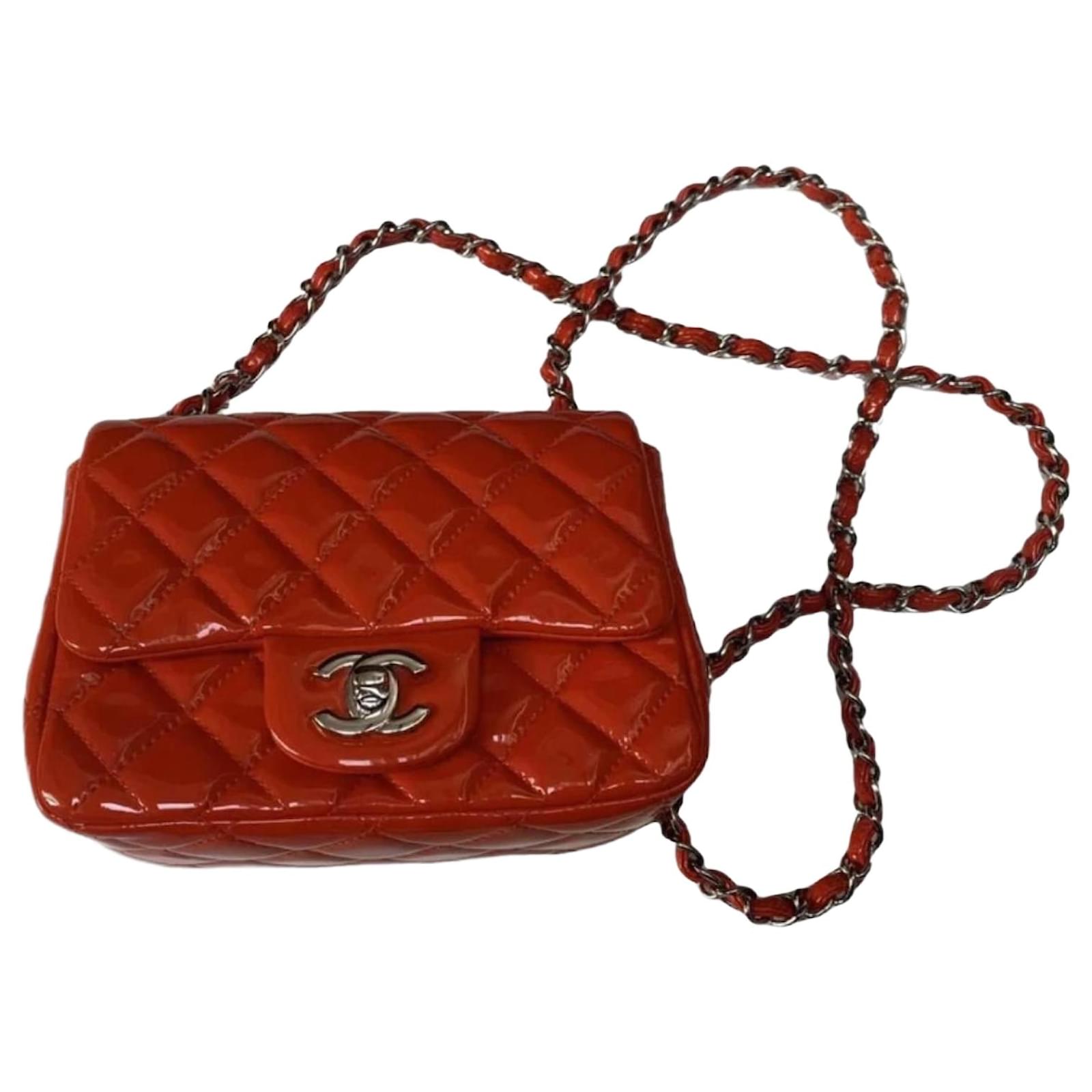 Chanel Handbags Red Patent leather ref.1630545 - Joli Closet