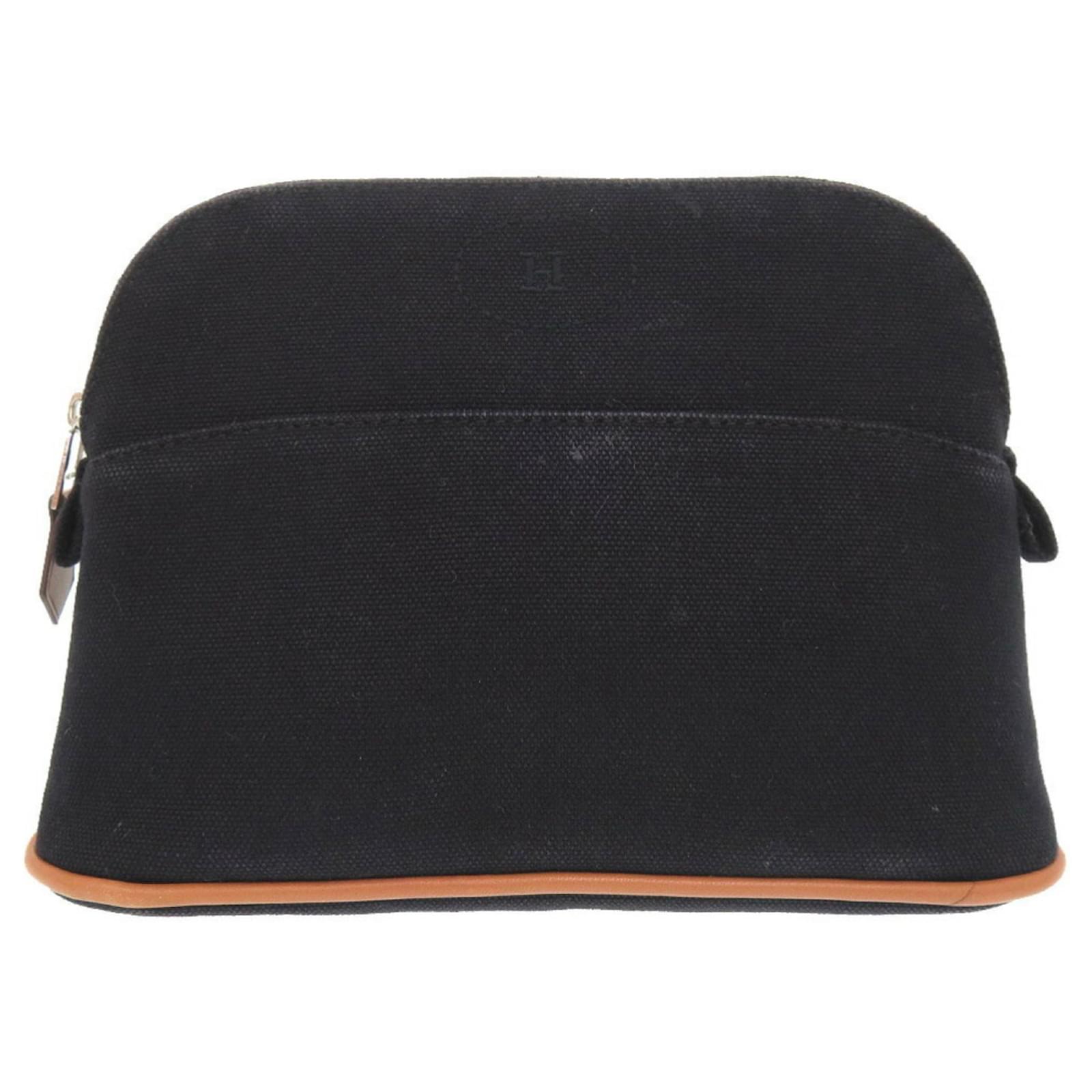 Hermès Hermes Bolide Pouch 20 Canvas Black Bag Cloth ref.1630838 - Joli ...