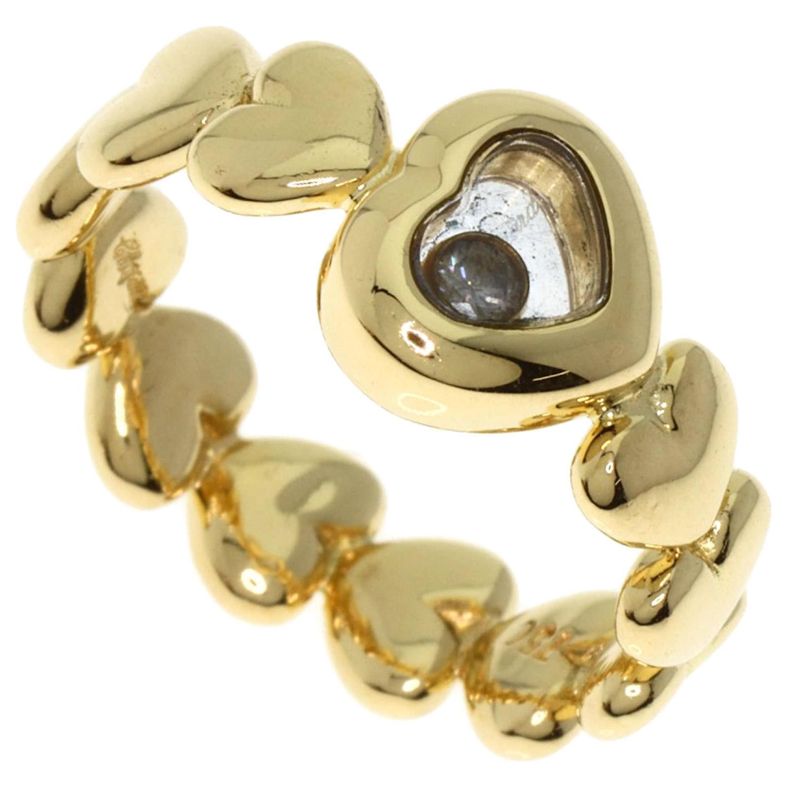 Chopard Happy Diamonds Ring in 18K Yellow Gold ref.1633190 - Joli Closet