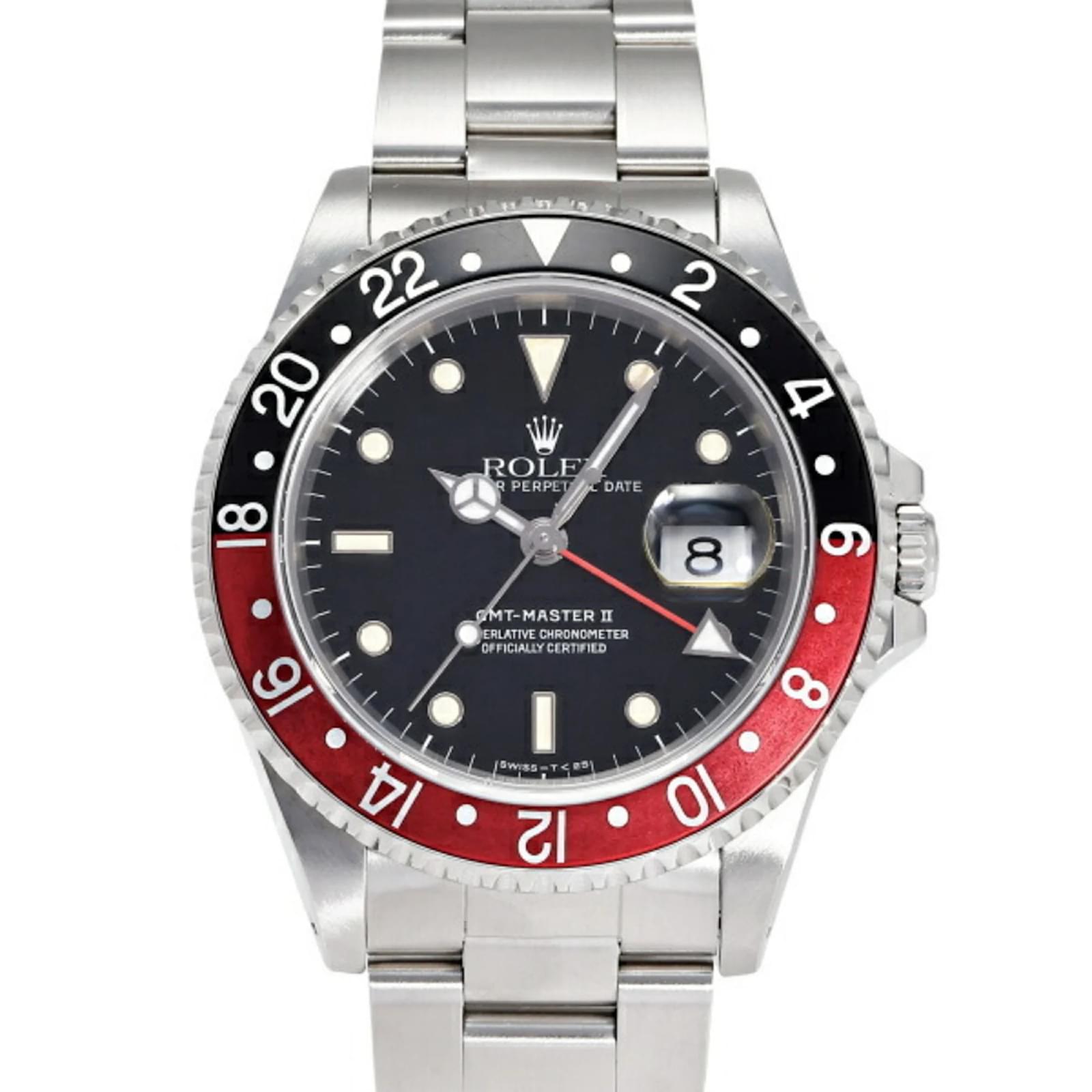 Rolex GMT Master II 16710 Black/Dot Dial Men's Watch ref.1634142 - Joli ...