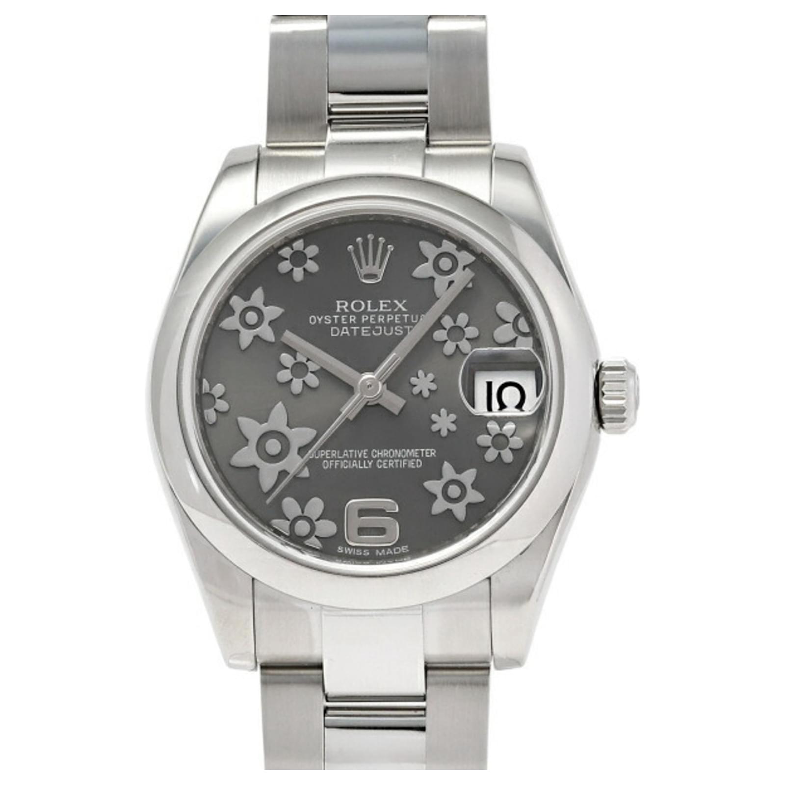 Rolex Datejust 31 Flower 178240 Grey Dial Wristwatch ref.1634463 - Joli ...
