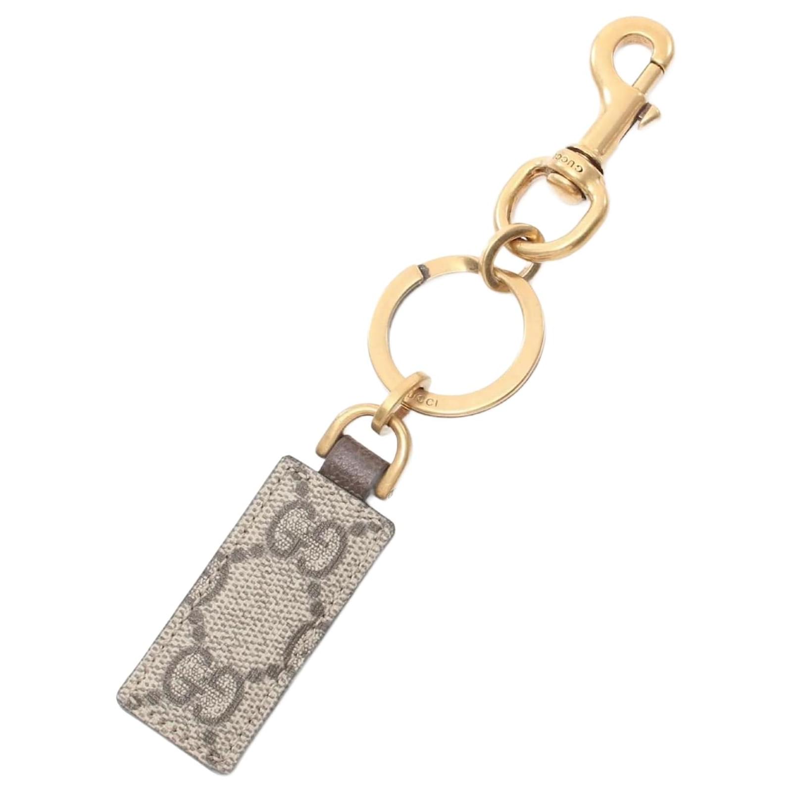 GUCCI Ophidia Keychain Brown Beige ref.1634516 - Joli Closet