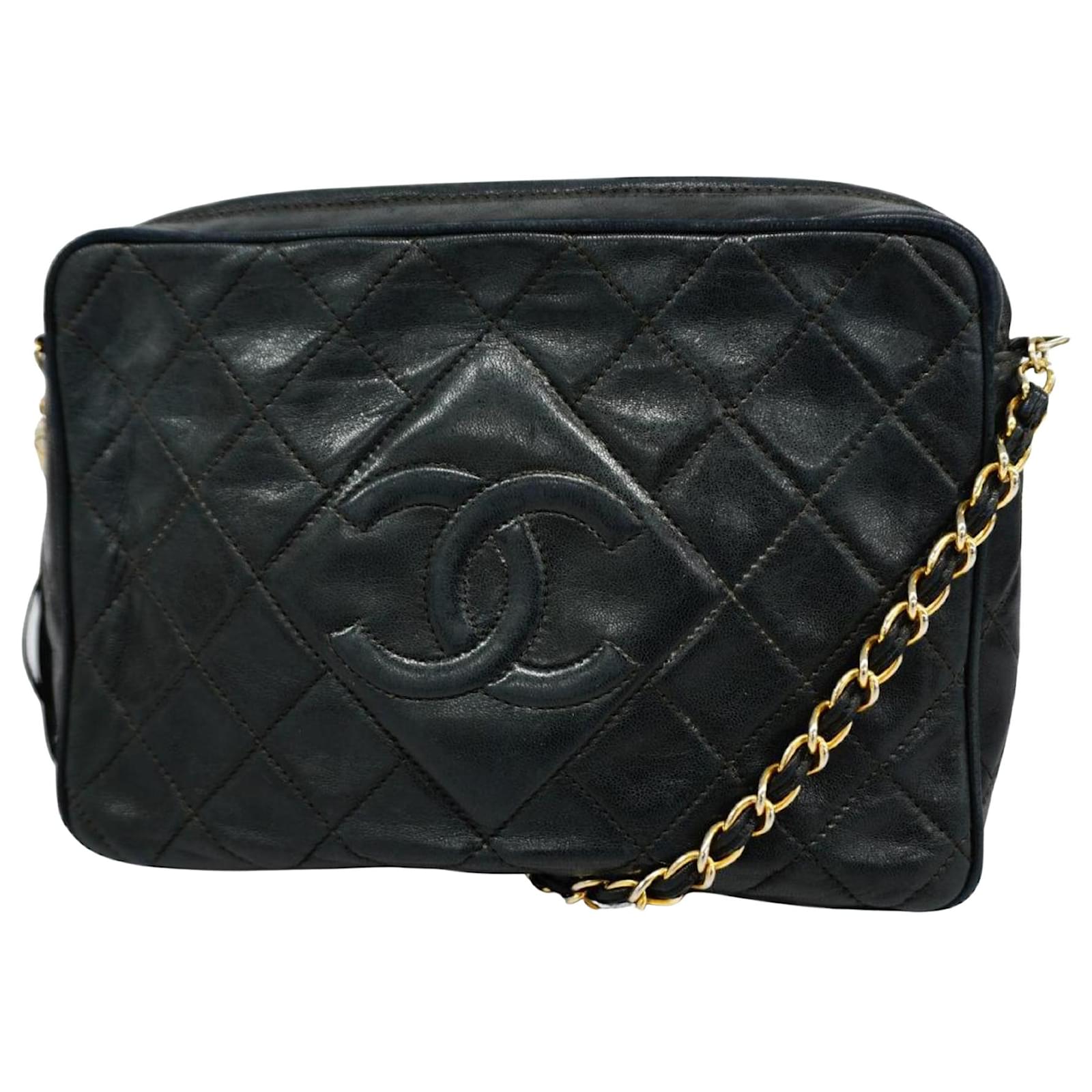 Chanel Camera Black Leather ref.1636626 - Joli Closet