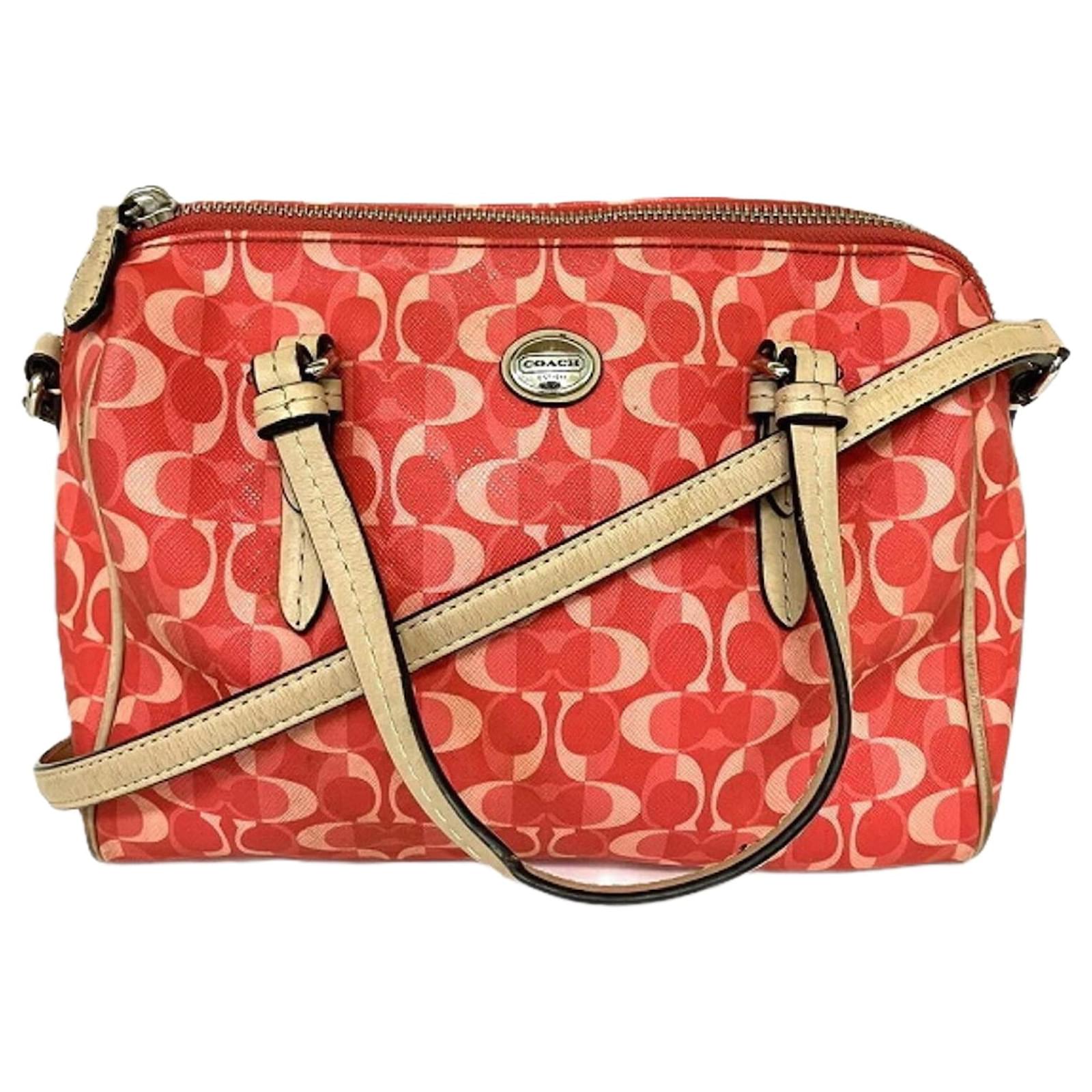 Coach Signature Red Cloth ref.1636871 - Joli Closet
