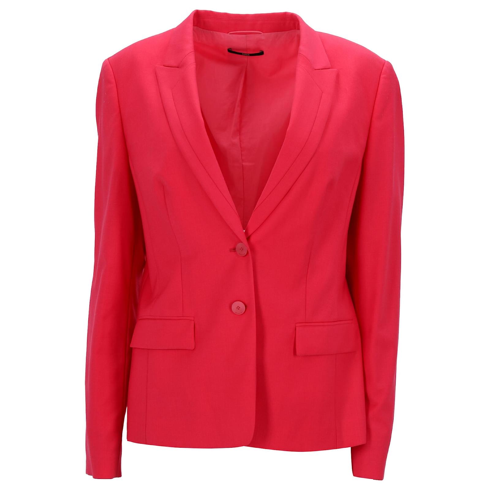 Hugo Boss Boss Blazer in Pink Wool ref.1637626 - Joli Closet