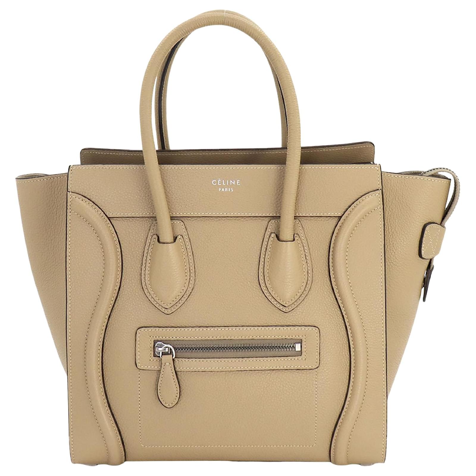 Luggage Céline Gepäck Beige Leder ref.1637727 - Joli Closet