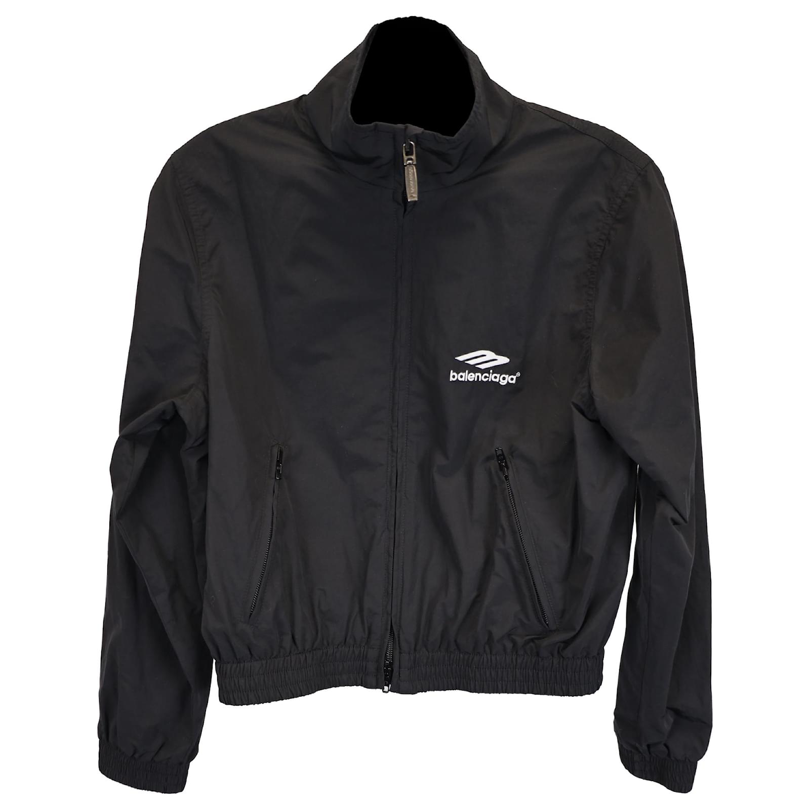 Balenciaga 3B Sports Icon Track Jacket in Black Cotton ref.1641494 ...