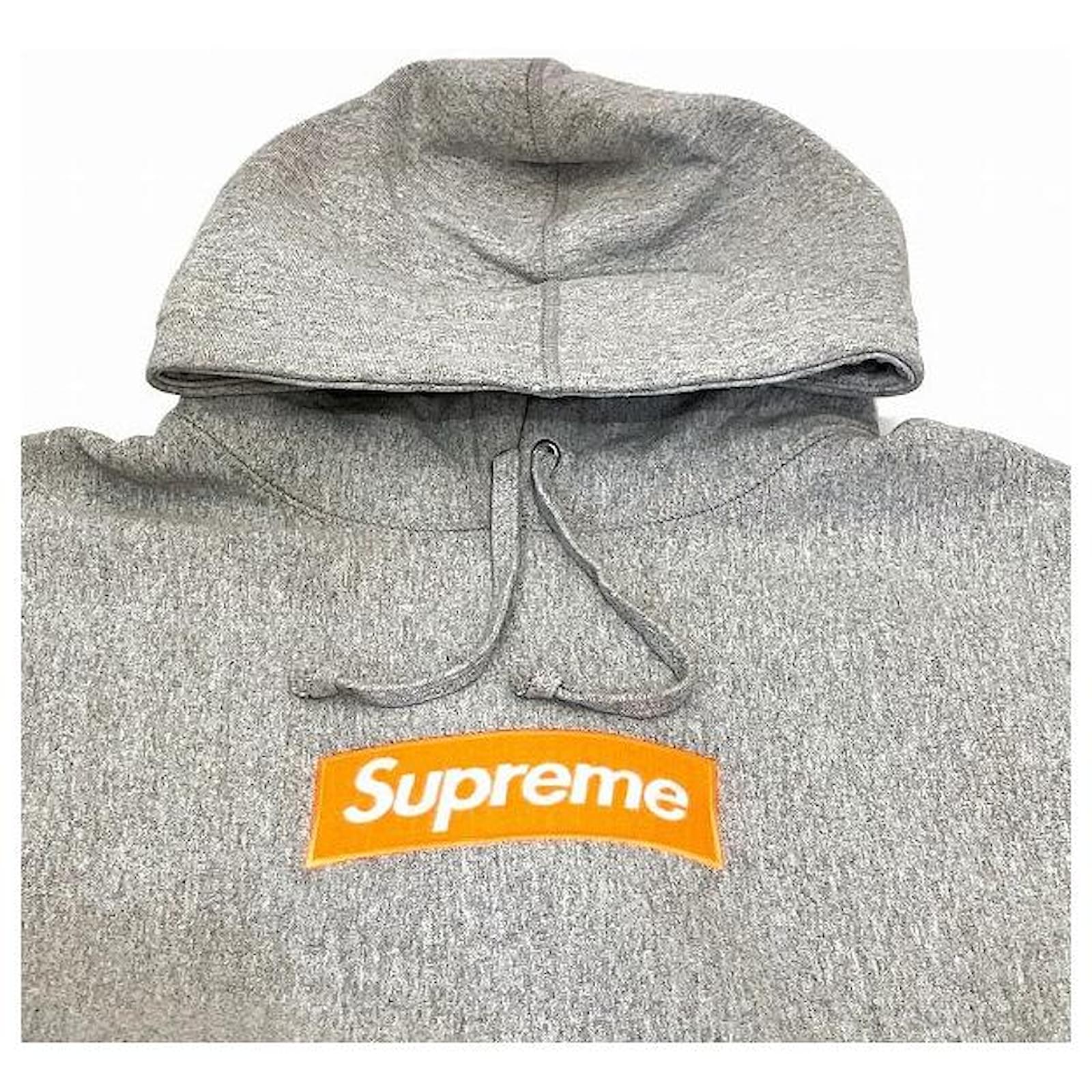 Supreme Box Logo Hoodie Grau M