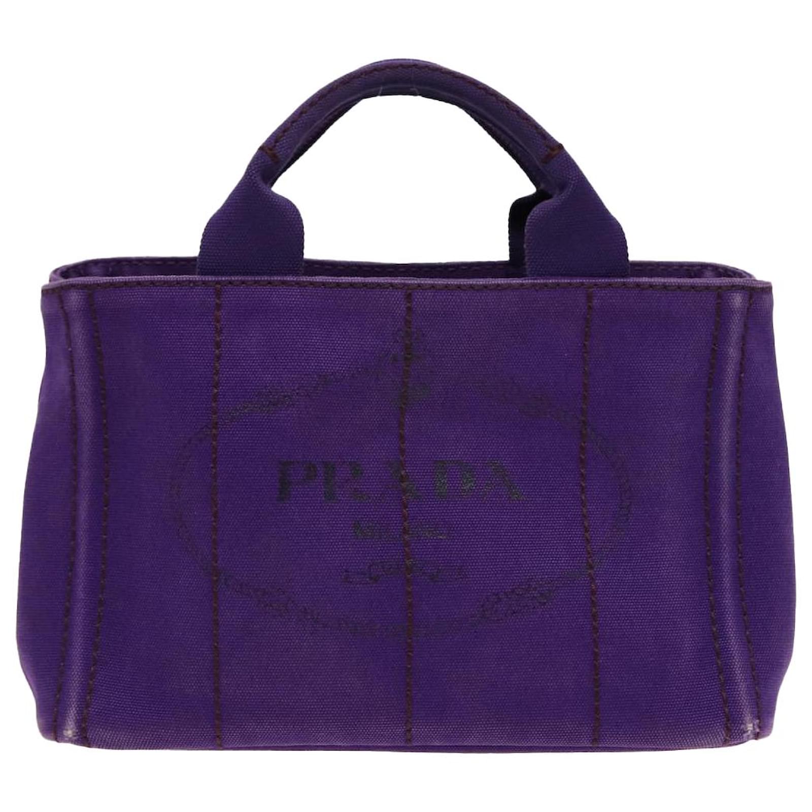 Prada Canapa Purple Cloth ref.JC1665162 (Sold) - Joli Closet