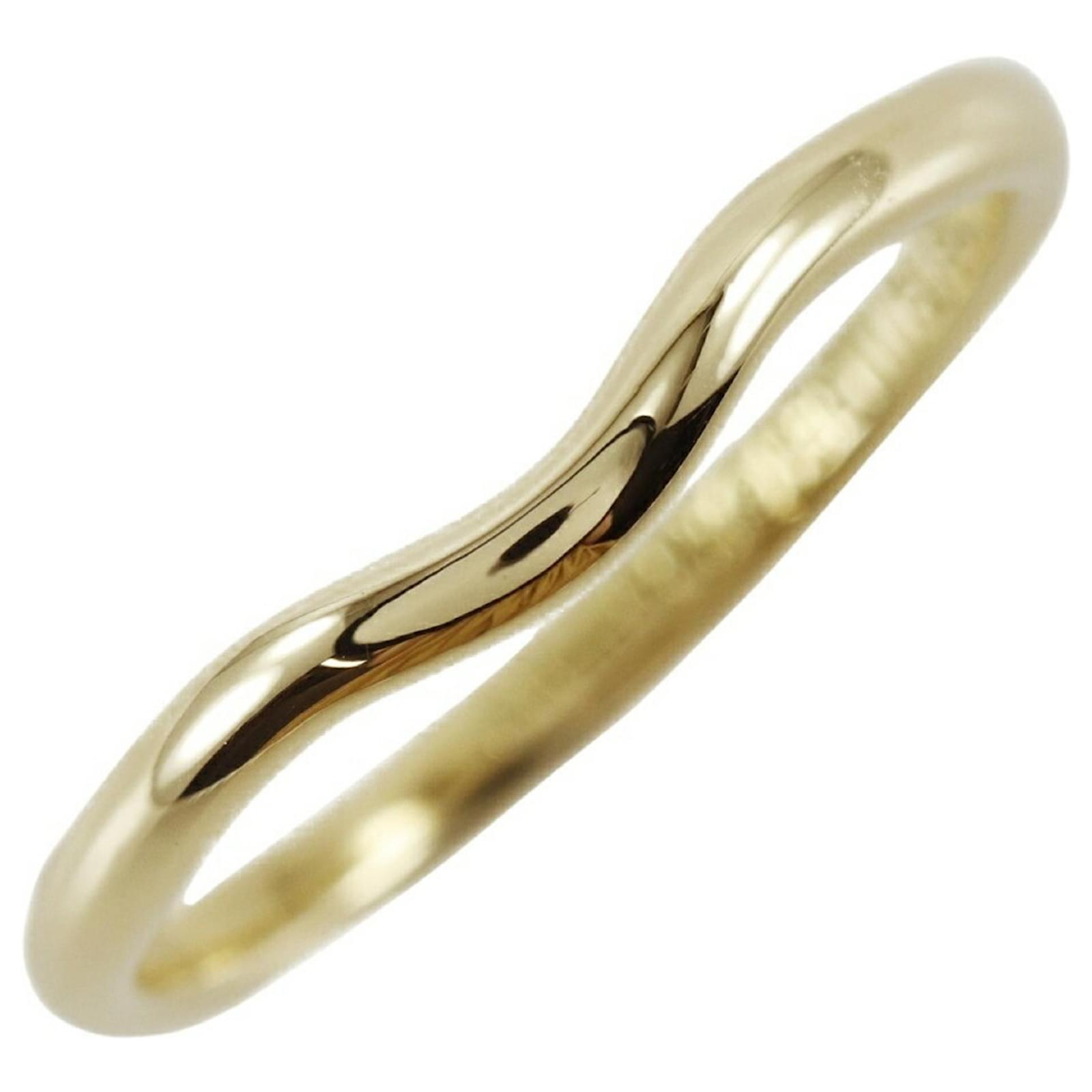 Tiffany & Co. Elsa Peretti Wide Curved Band Ring Yellow gold ref ...