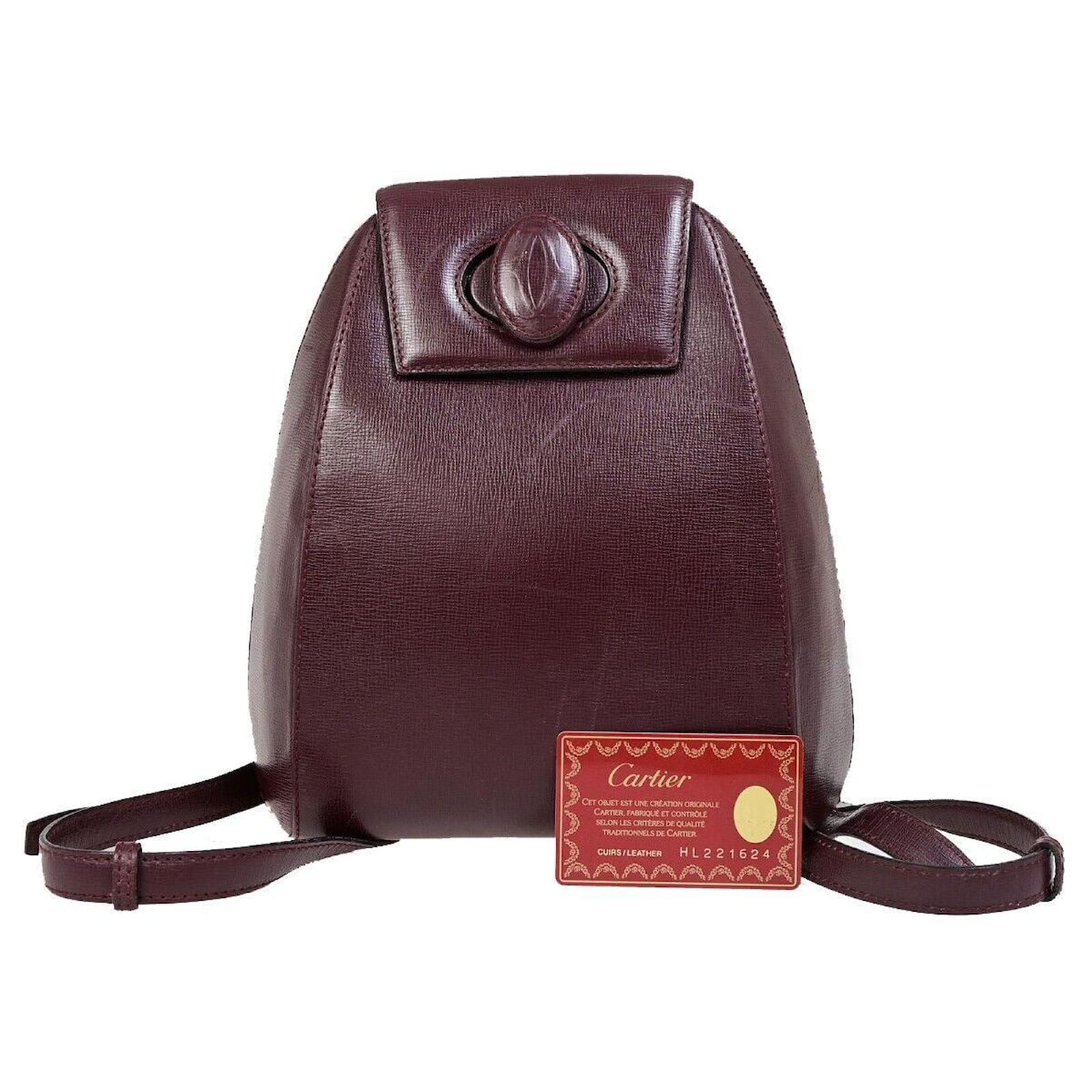 Cartier Must de Cartier Dark red Gold-plated ref.1666596 - Joli Closet