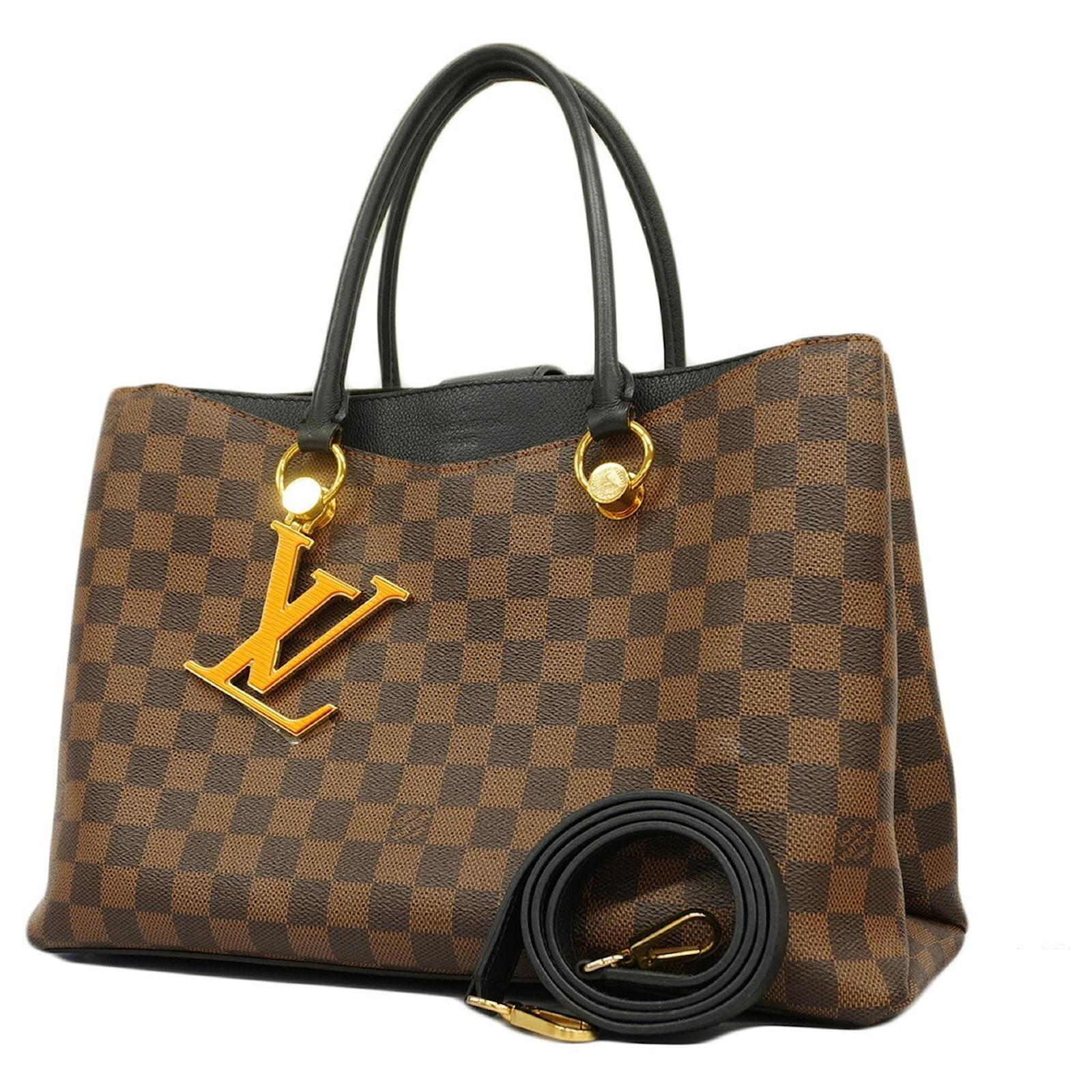 Louis Vuitton Damier LV Riverside Handbag Black Damier ebene ref ...