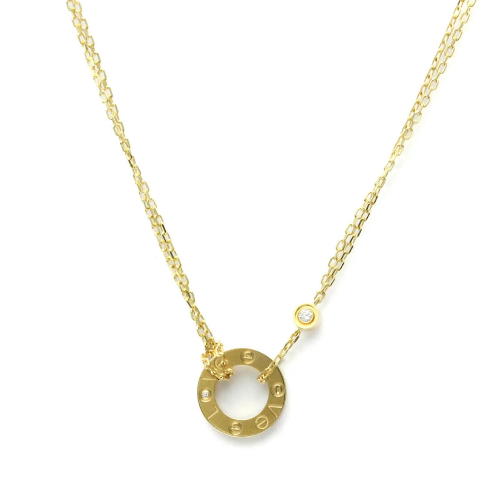 Cartier Love Circle Necklace B7219500 Golden Yellow gold ref.1668470 - Joli Closet