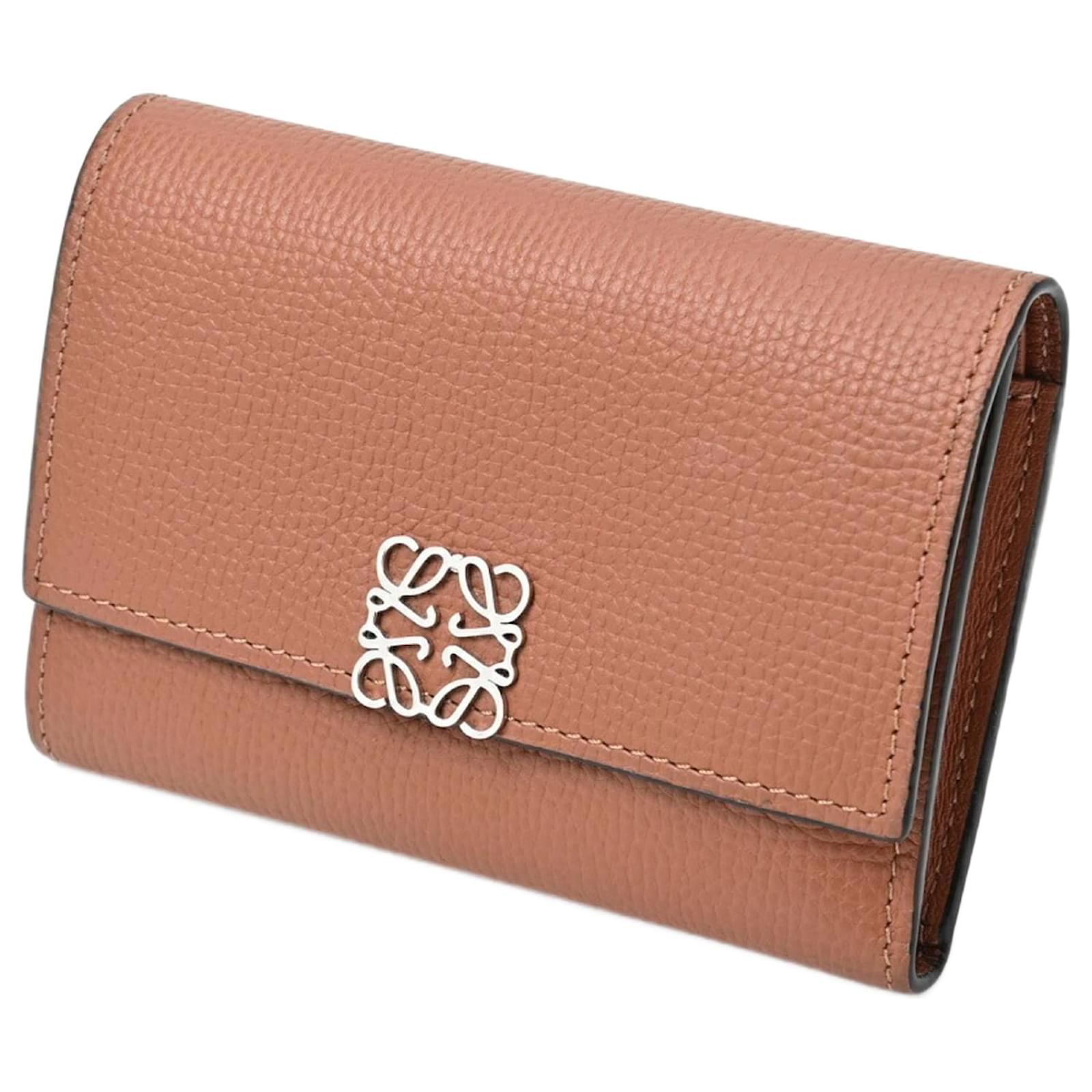 Loewe Anagram Vertical Wallet Leather ref.1671038 - Joli Closet