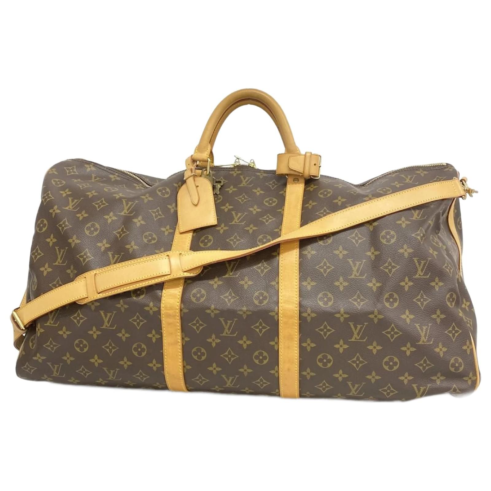 Louis Vuitton Monogram Keepall Bandouliere 60 Brown ref.1672047 - Joli Closet