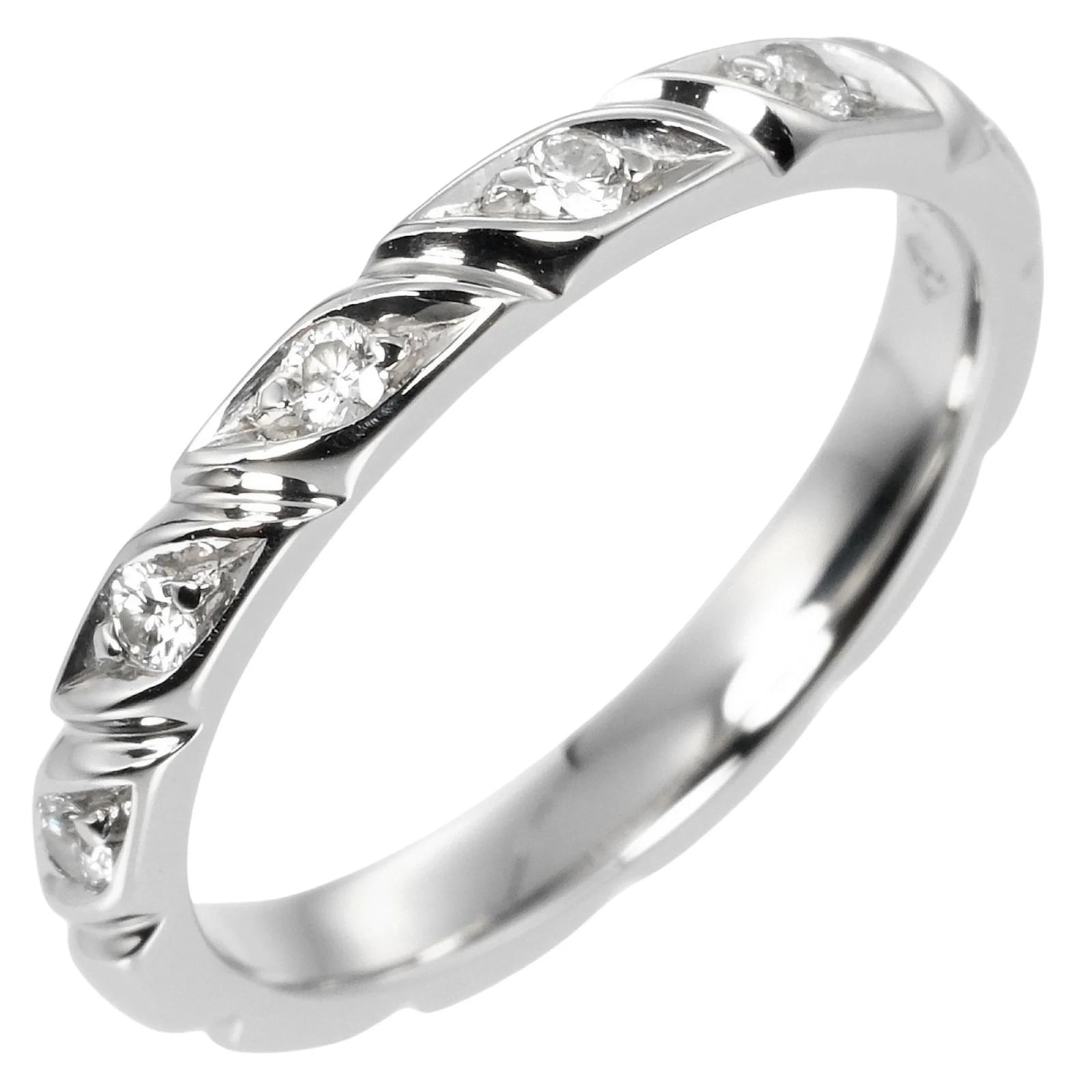 Chaumet Torsade Platinum Band Ring ref.1673625 - Joli Closet