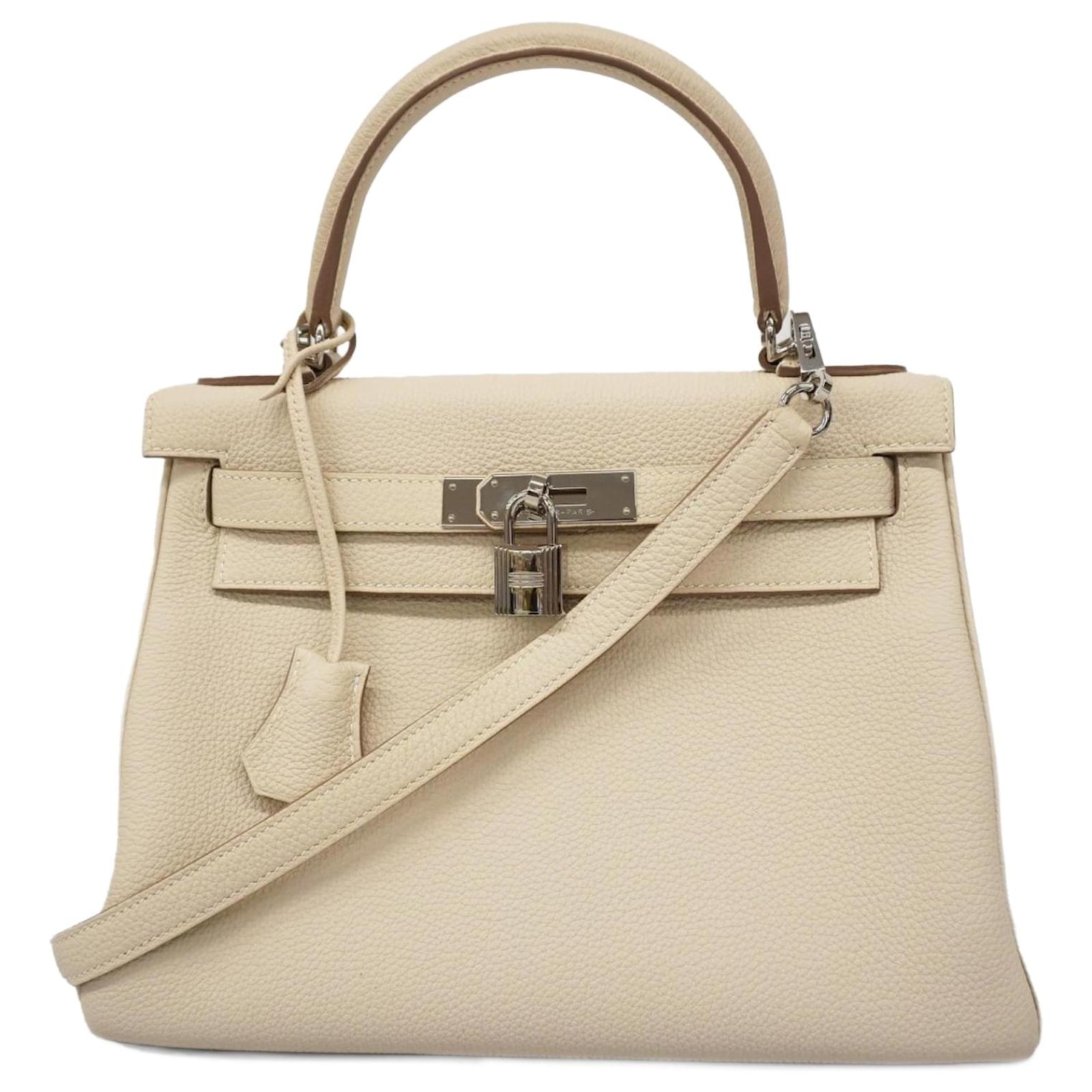 Hermès Kelly 28 Beige Leather ref.1673749 - Joli Closet