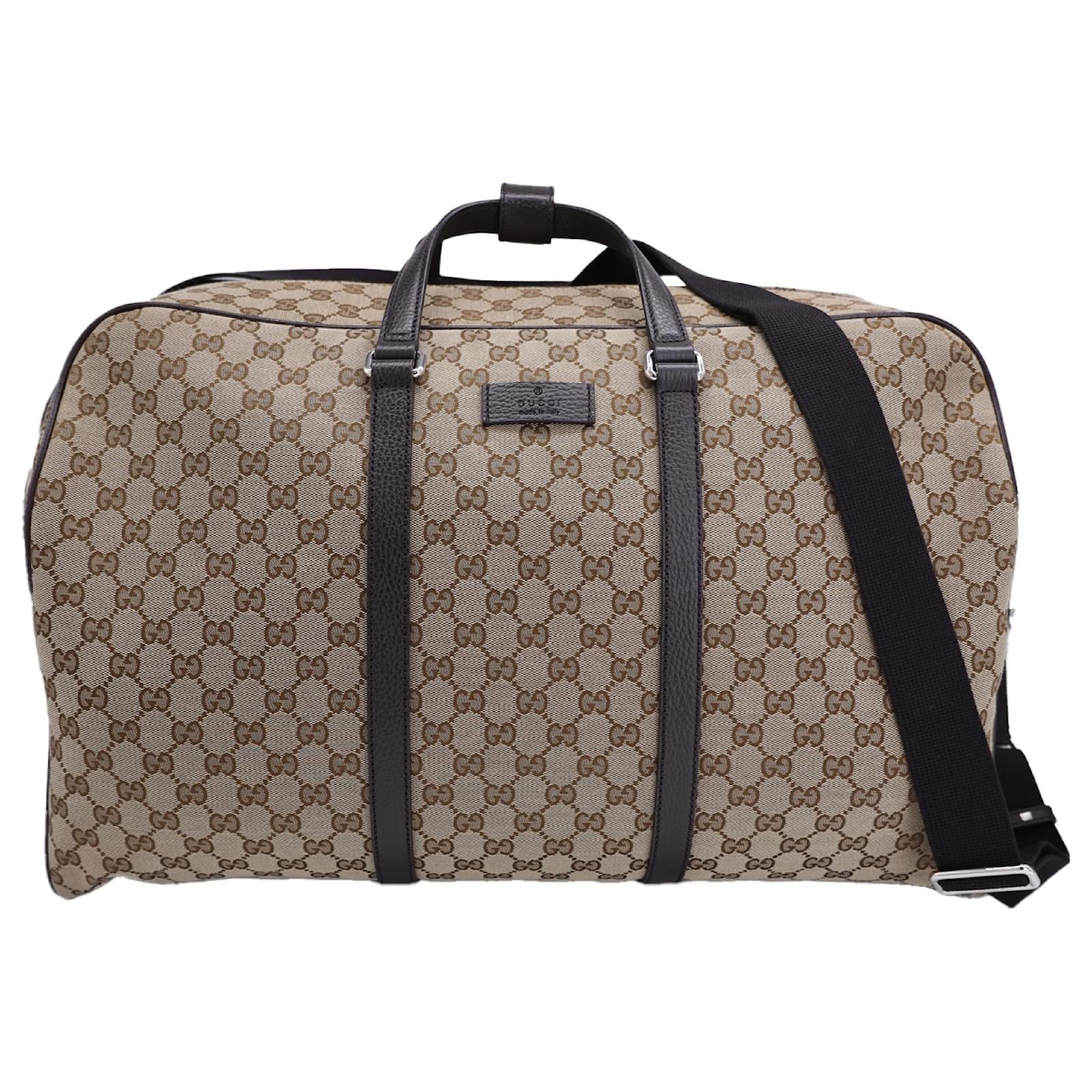 Gucci CG Monogram Boston Duffle Bag in Beige Canvas Cloth ref.1681195 ...