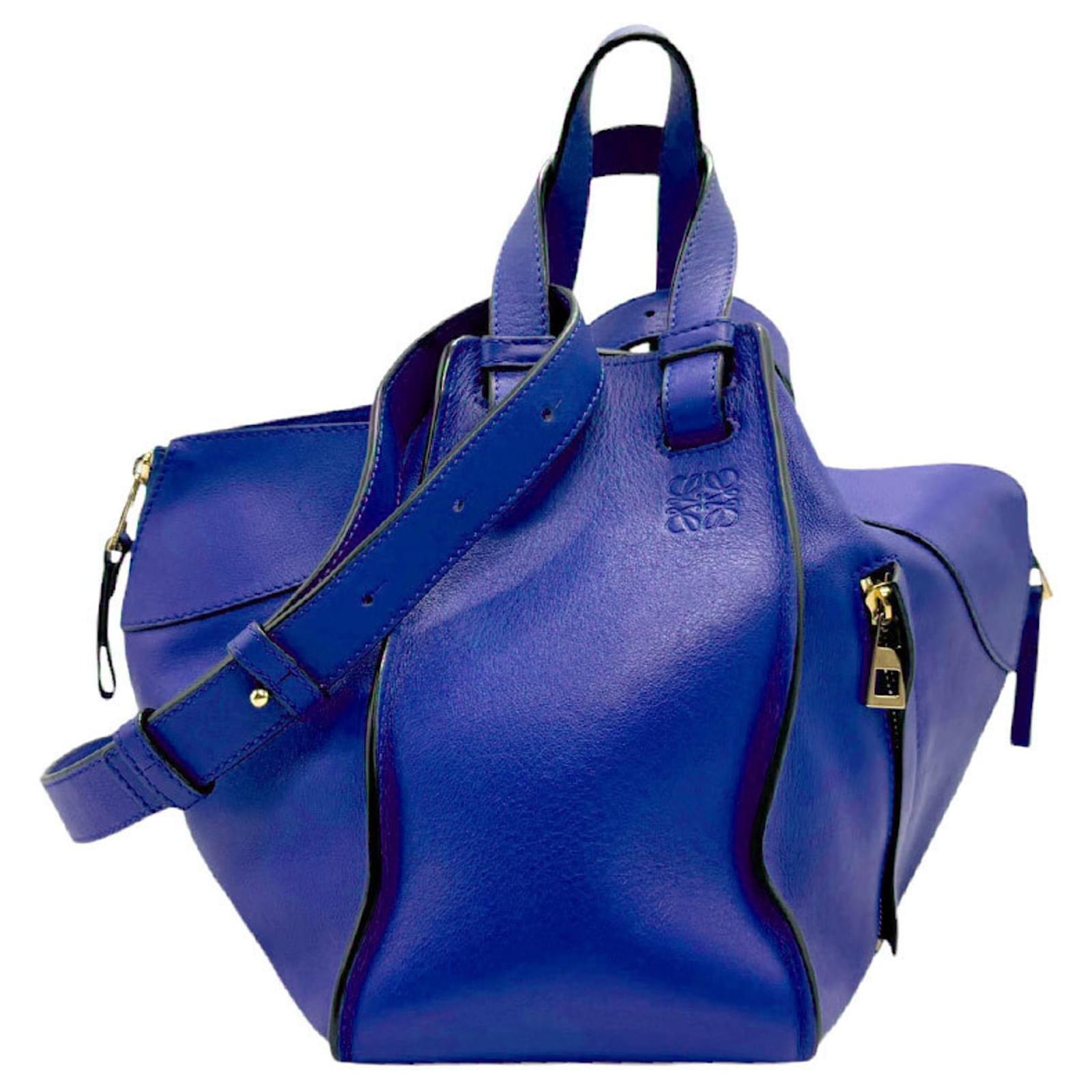 Loewe Blue Leather Shoulder Bag ref.1682123 - Joli Closet
