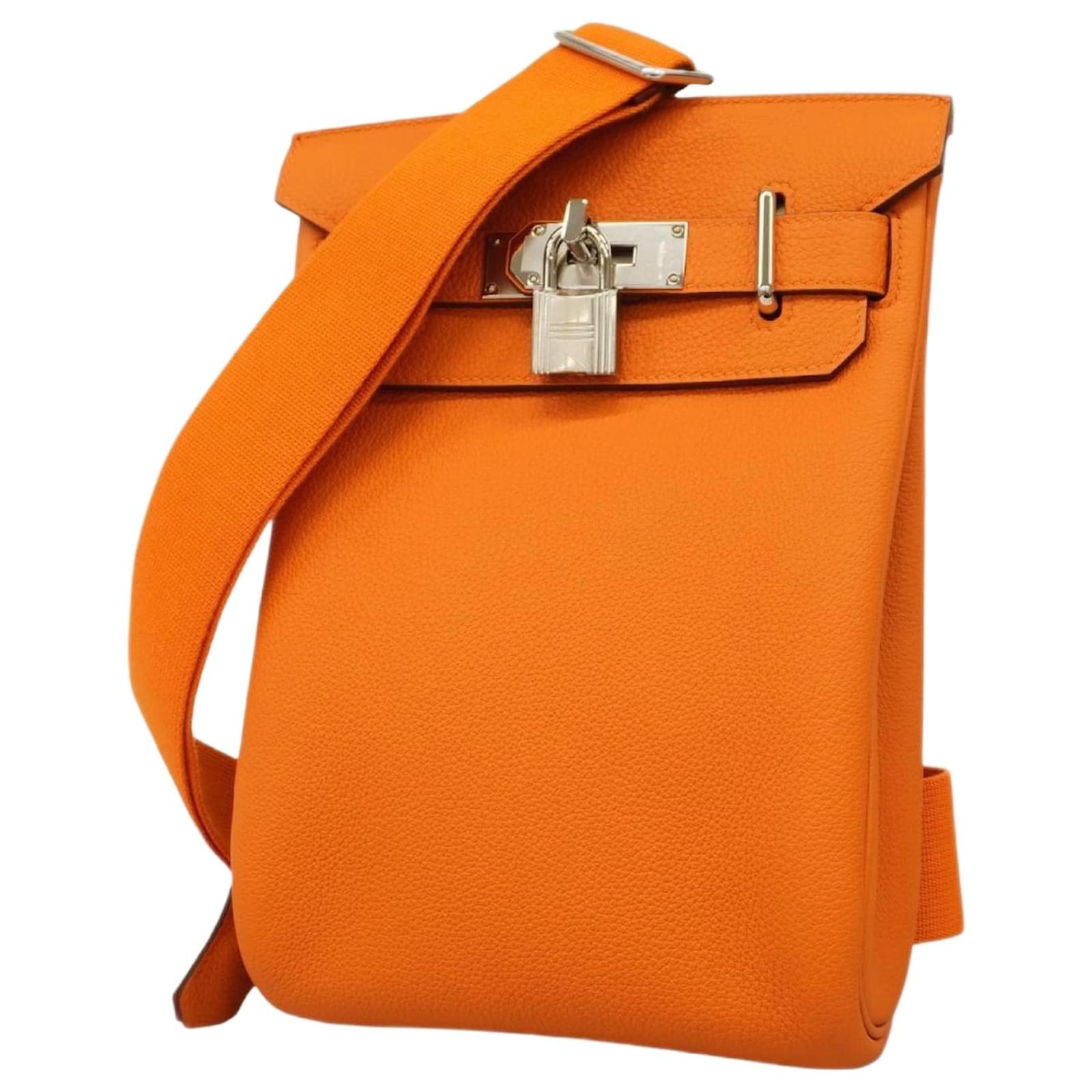 Hermès Hermes Body Bag Kelly Akkad PM Evercolor Orange ref.1684740 ...