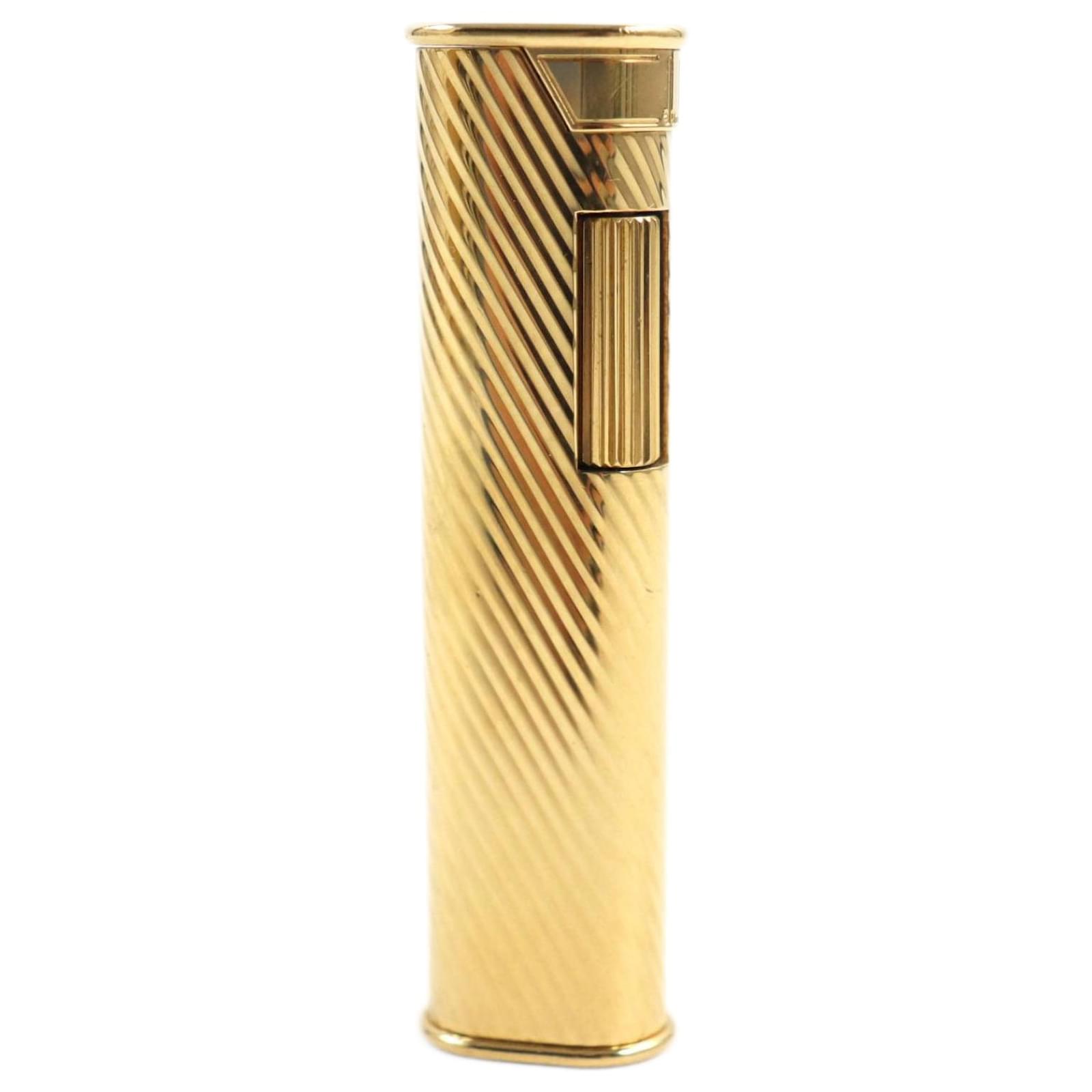 Autre Marque Dunhill Slim Oval Roller Feuerzeug Gold Schweiz Golden ...
