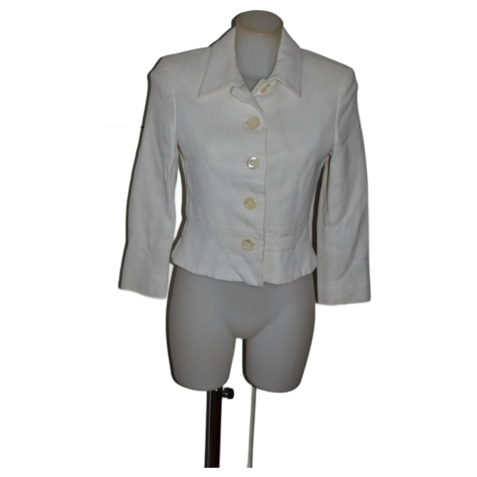 Versus Versace jacket White Cotton ref.1708376 - Joli Closet