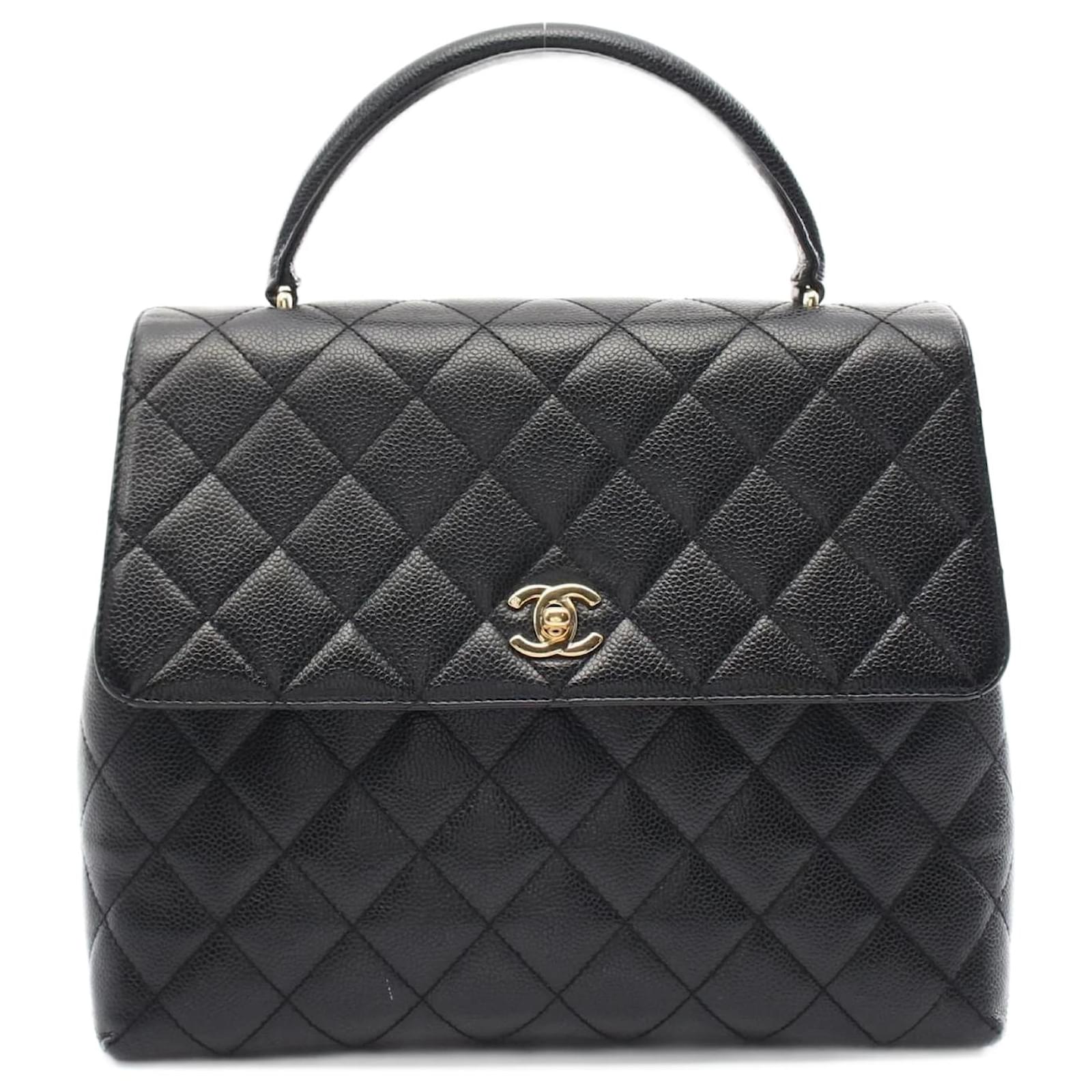 Chanel Matelasse Handbag in Black Caviar Leather ref.1708380 - Joli Closet