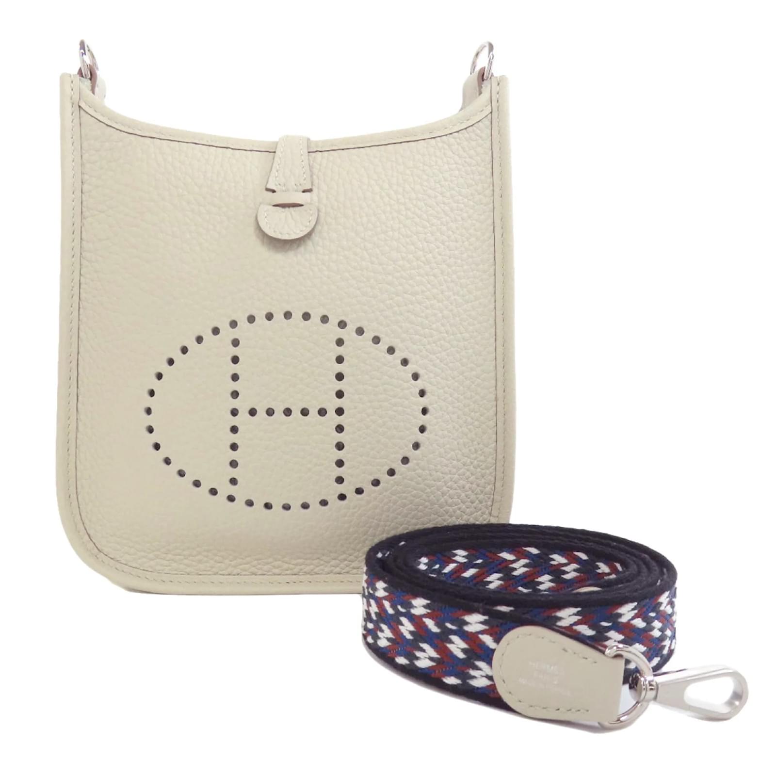 Hermès Hermes Evelyn TPM Amazon Shoulder Bag Cream Leather ref.1709274 ...