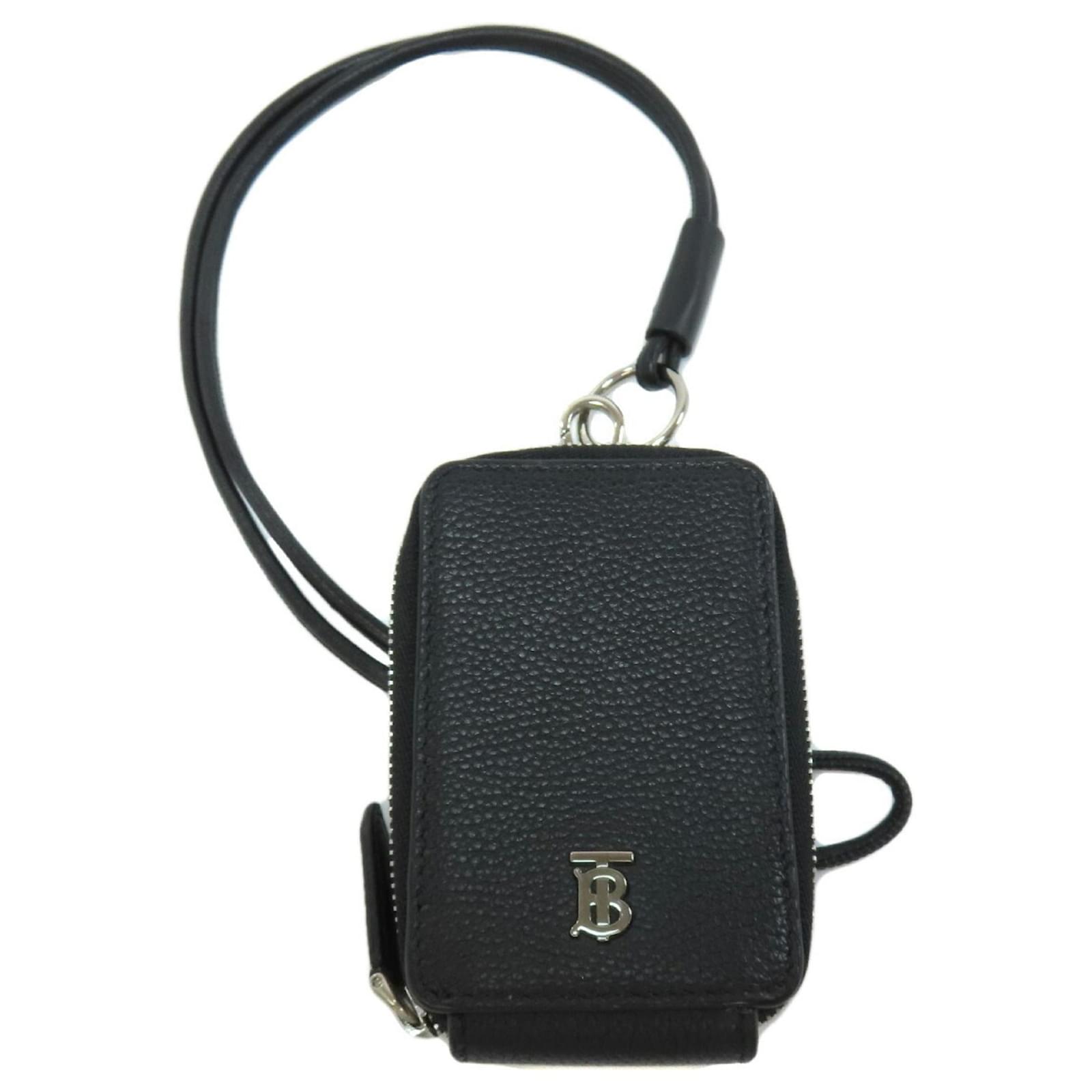 Burberry Black Leather Coin Purse ref.1709338 - Joli Closet
