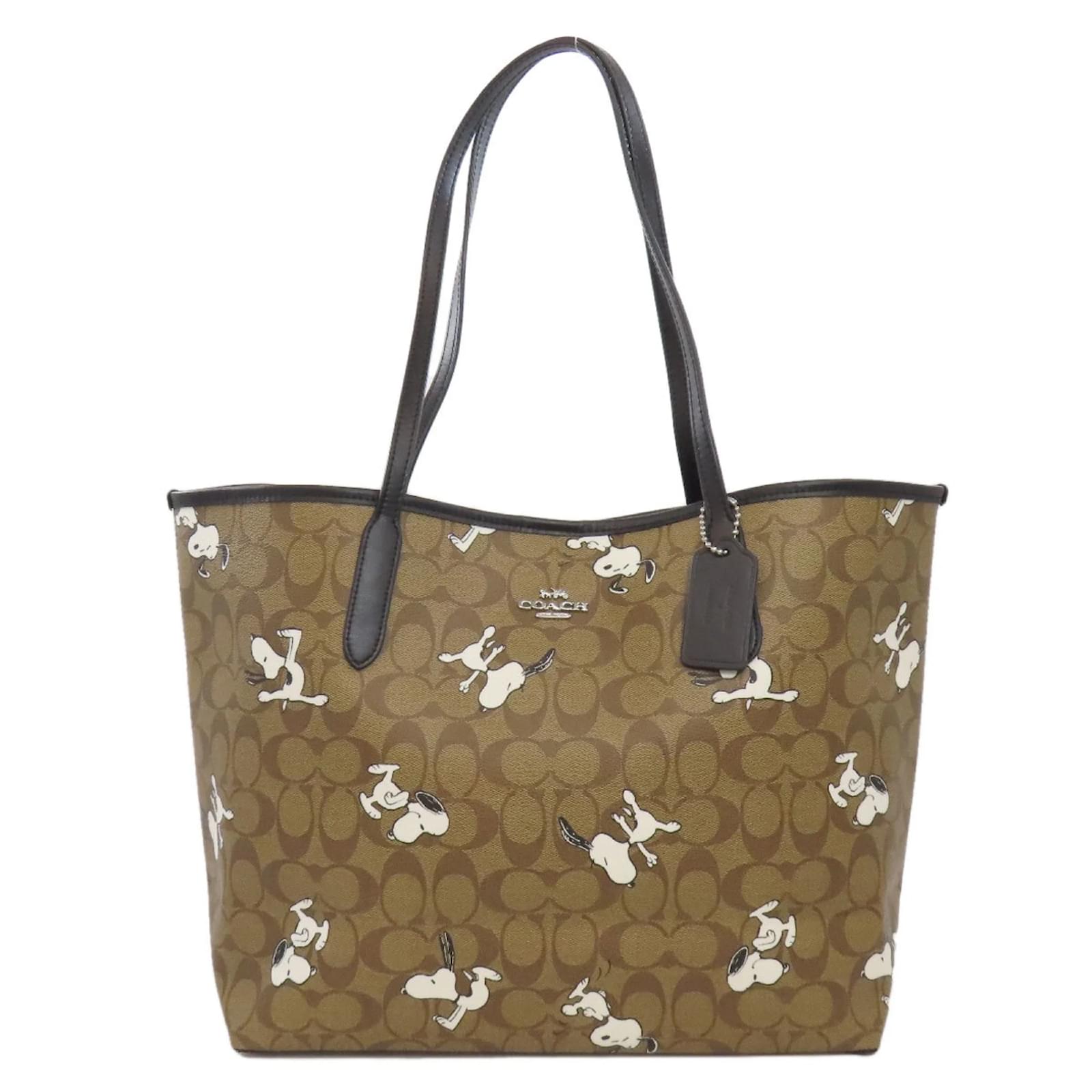 Coach 6160 Signature Snoopy Collaboration Tote Bag (Sold) - Joli Closet