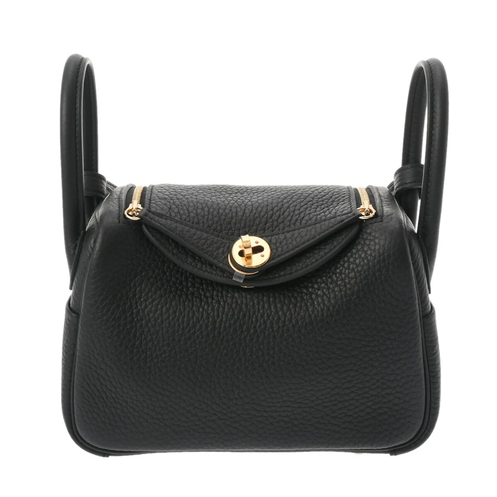 Hermès Hermes Lindy Black W Stamp Handbag (Sold) - Joli Closet