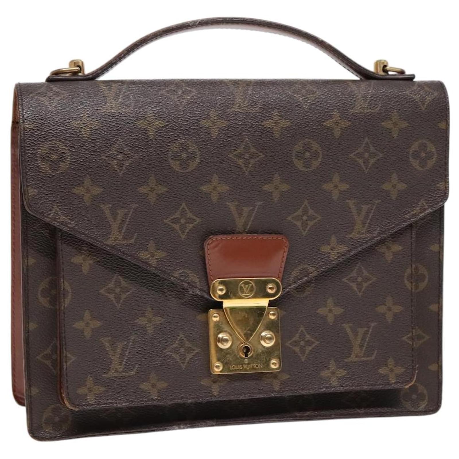 LOUIS VUITTON Monogram Monceau 28 Sac à main 2way M51185 LV Auth 91965 ...