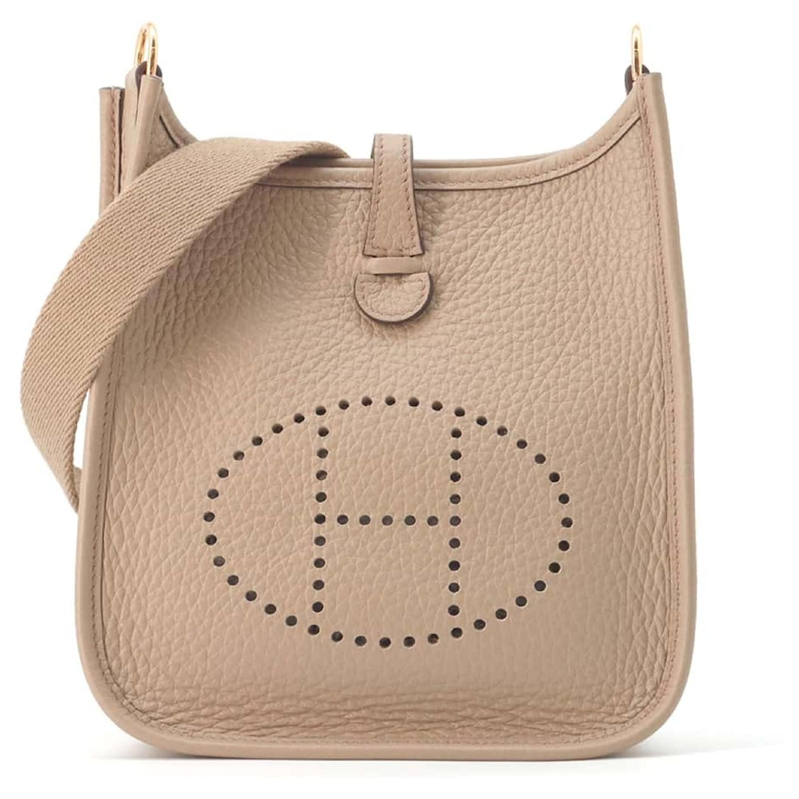 Hermès Hermes Evelyn TPM Amazon Beige Marfa Trio Clemence W Stamp ...