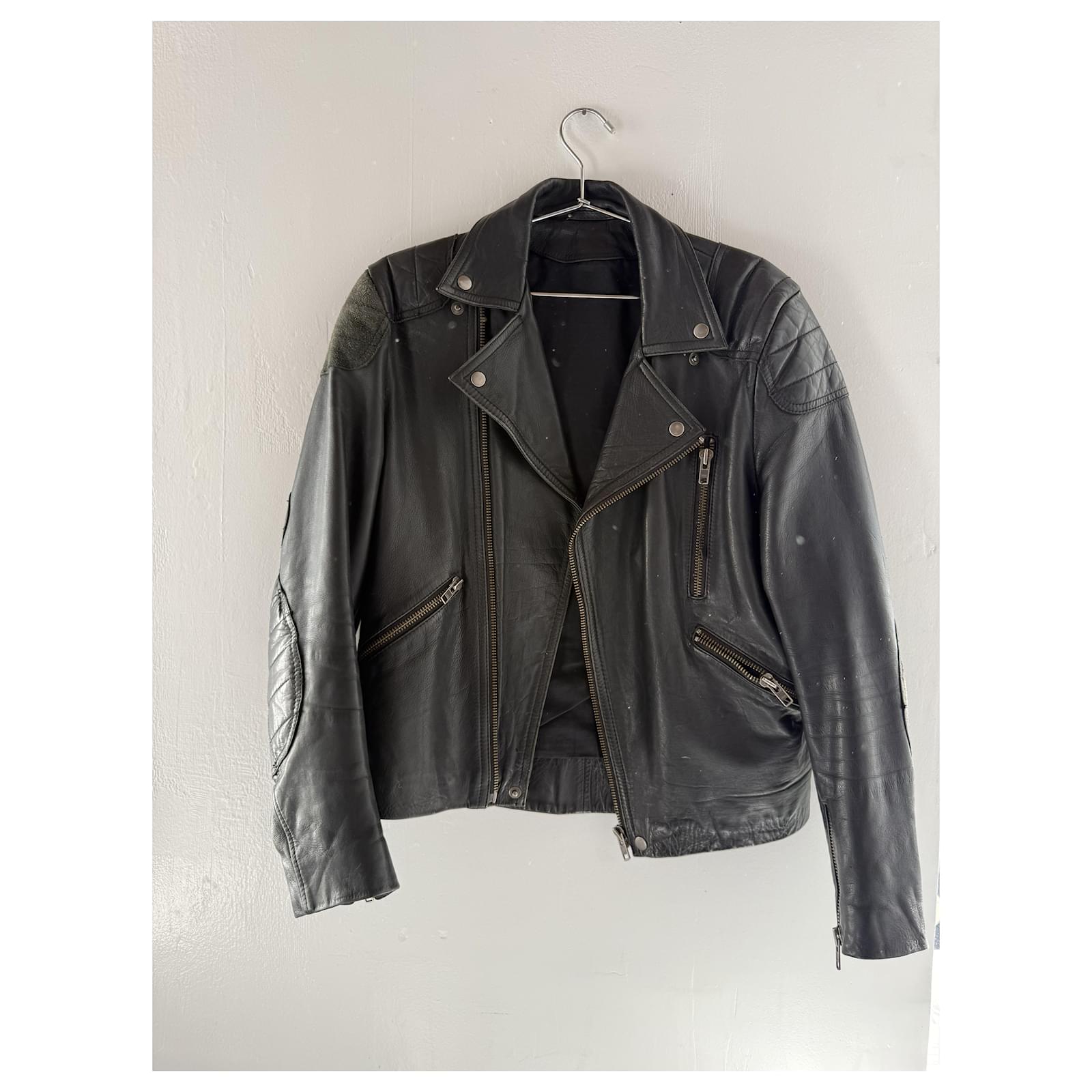 ACNE STUDIOS LEATHER BIKER JACKET Black ref.1719134 - Joli Closet