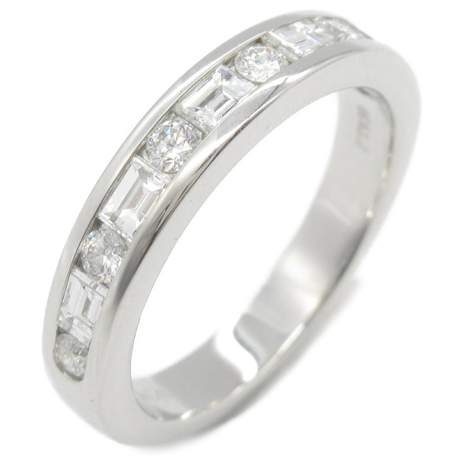 Tiffany & Co. Half Circle Channel Setting Ring Platinum ref.1720702 ...