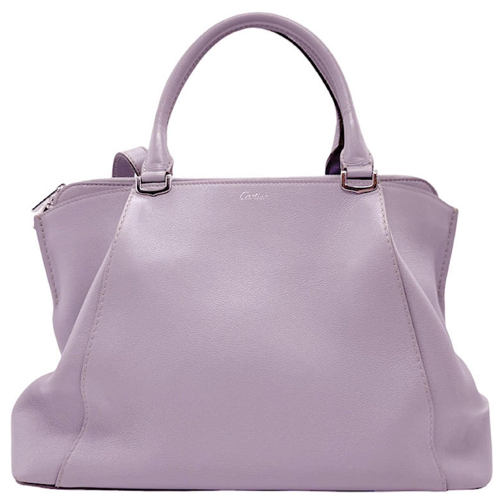 Cartier C de Cartier Purple Leather ref.1721689 - Joli Closet
