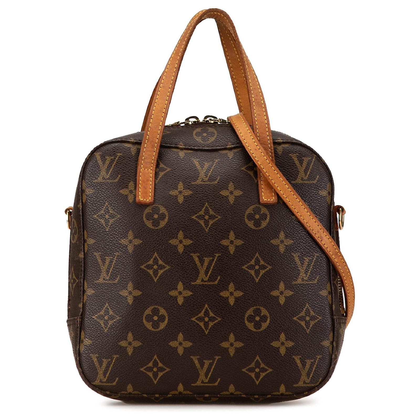 Brown Louis Vuitton Monogram Spontini Satchel Leather ref.1722074 ...