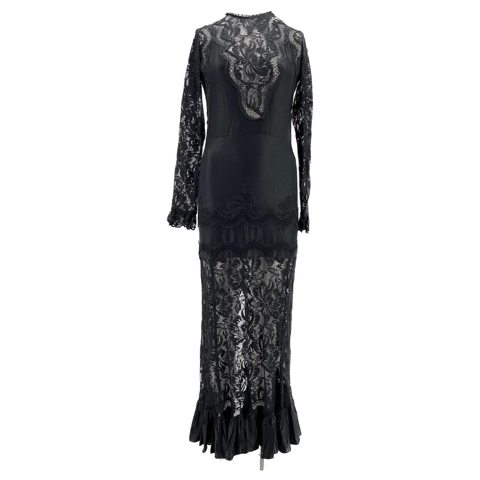 PACO RABANNE Dresses T.FR 38 Polyester Black ref.1723053 - Joli Closet