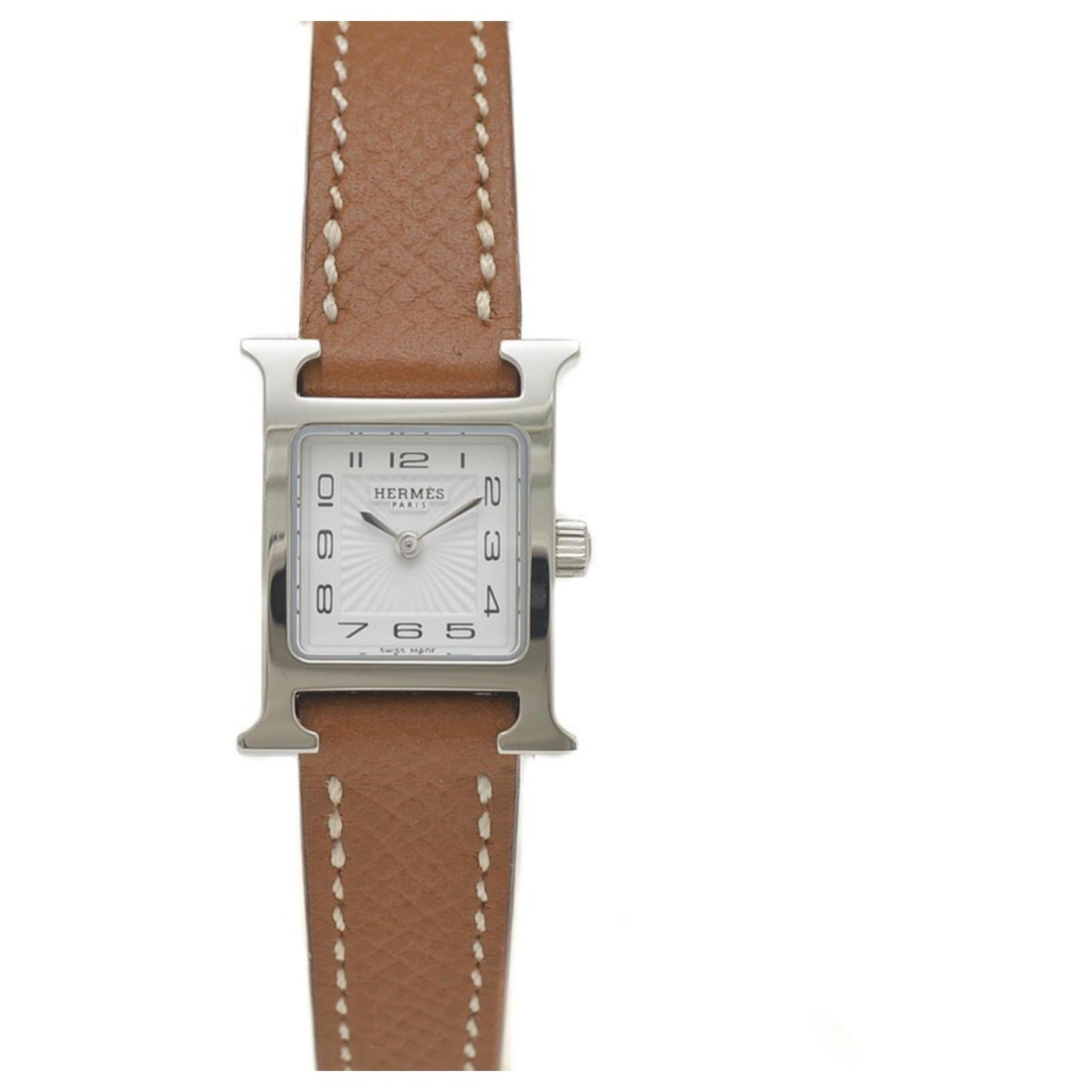 Hermès Hermes H Watch Ladies' White Dial HH1.110 ref.1723454 - Joli Closet