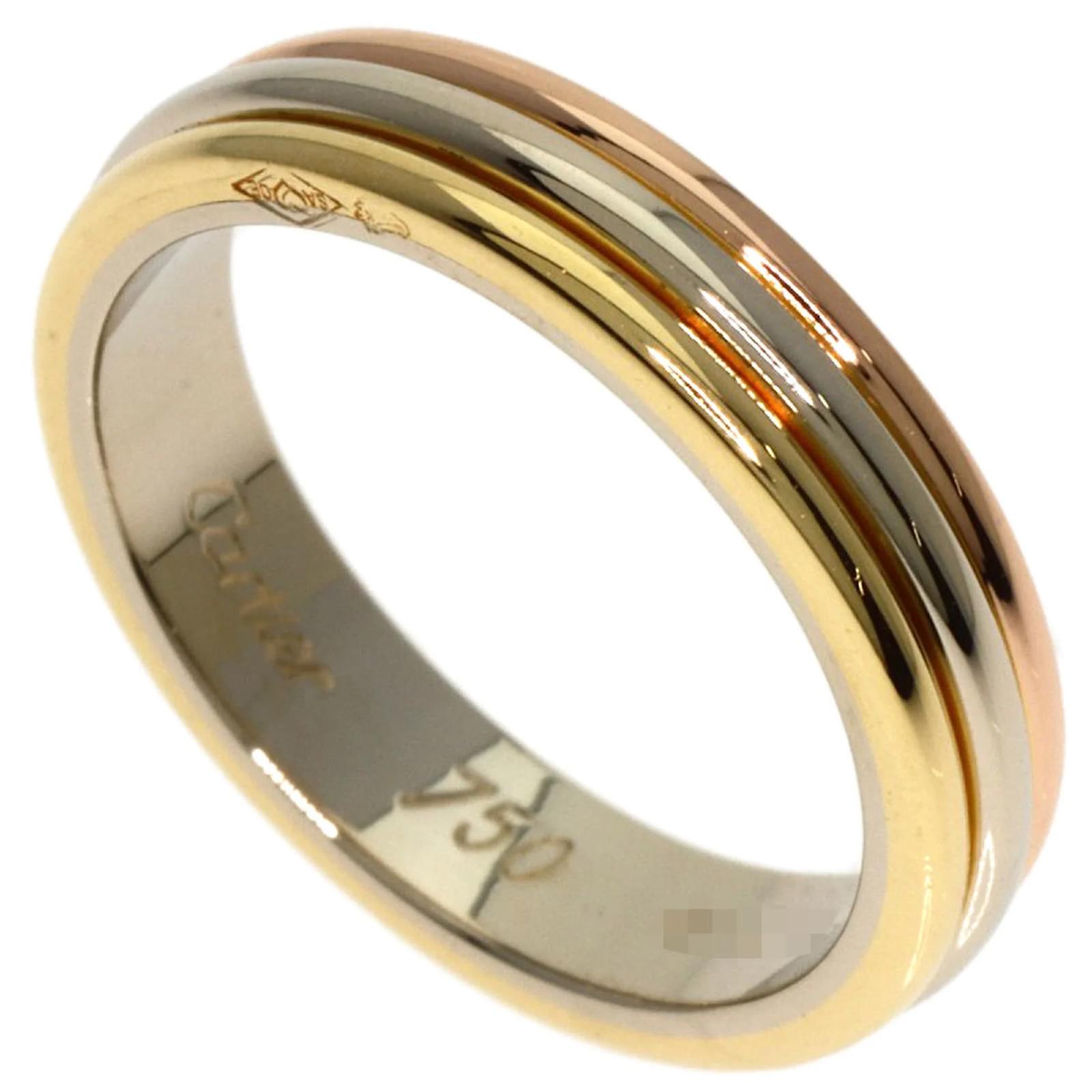Cartier Three Color Band Ring (Sold) - Joli Closet