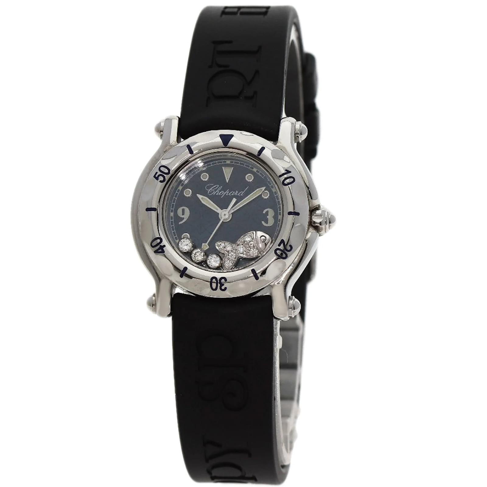 Chopard 27 8923 Happy Sport Fish Diamond Watch ref.1723628 - Joli Closet