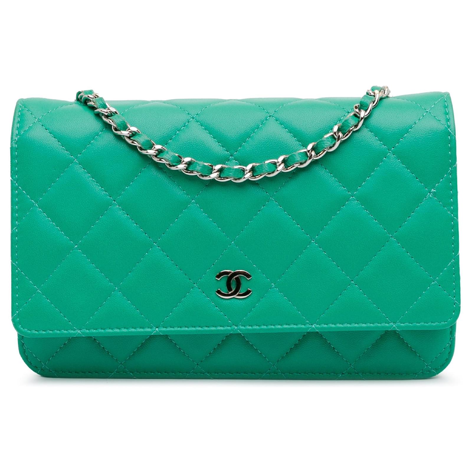 CHANEL Handbags Leather Green ref.1724640 - Joli Closet