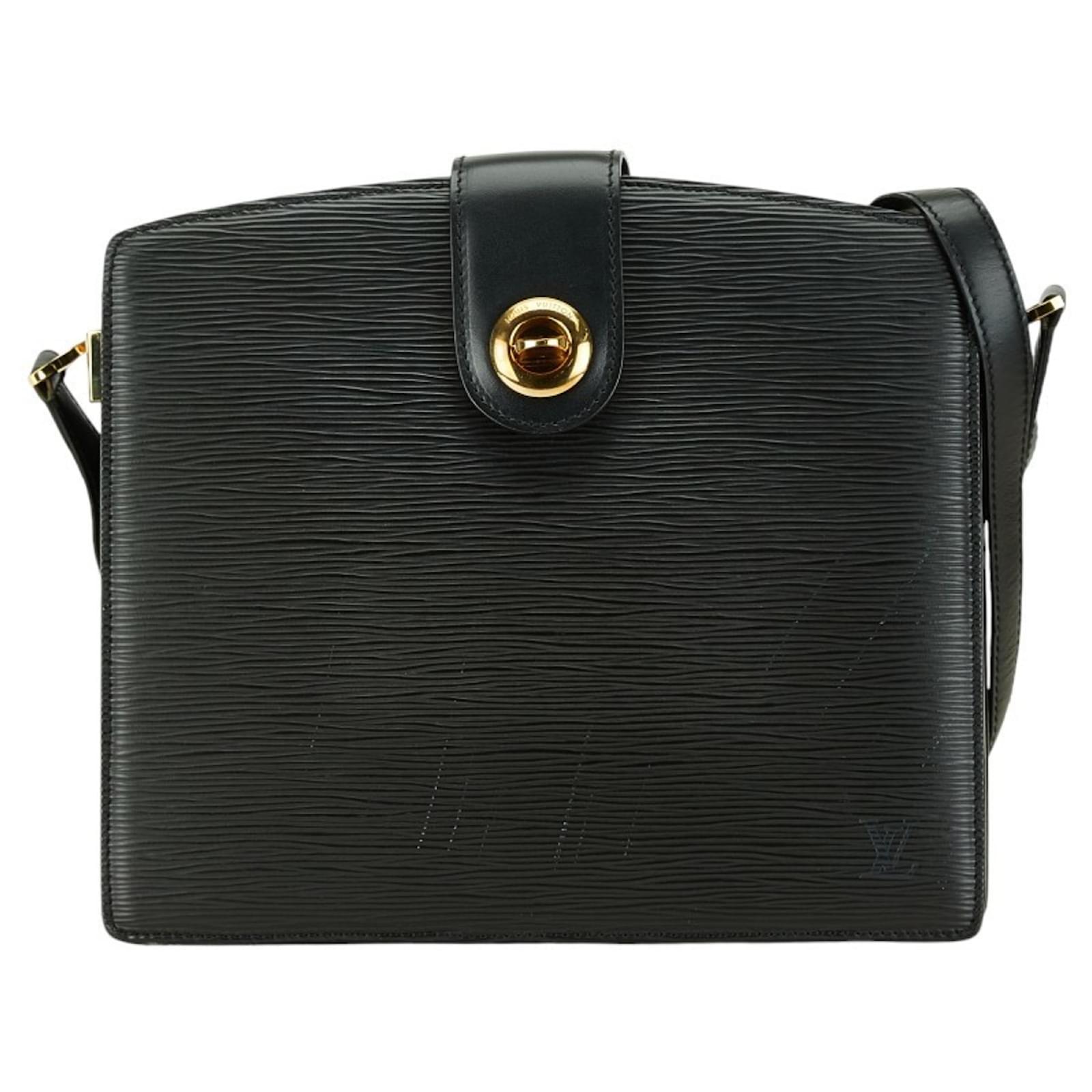 Louis Vuitton Epi Capuchin Shoulder Bag Black Leather ref.JC1724771 ...